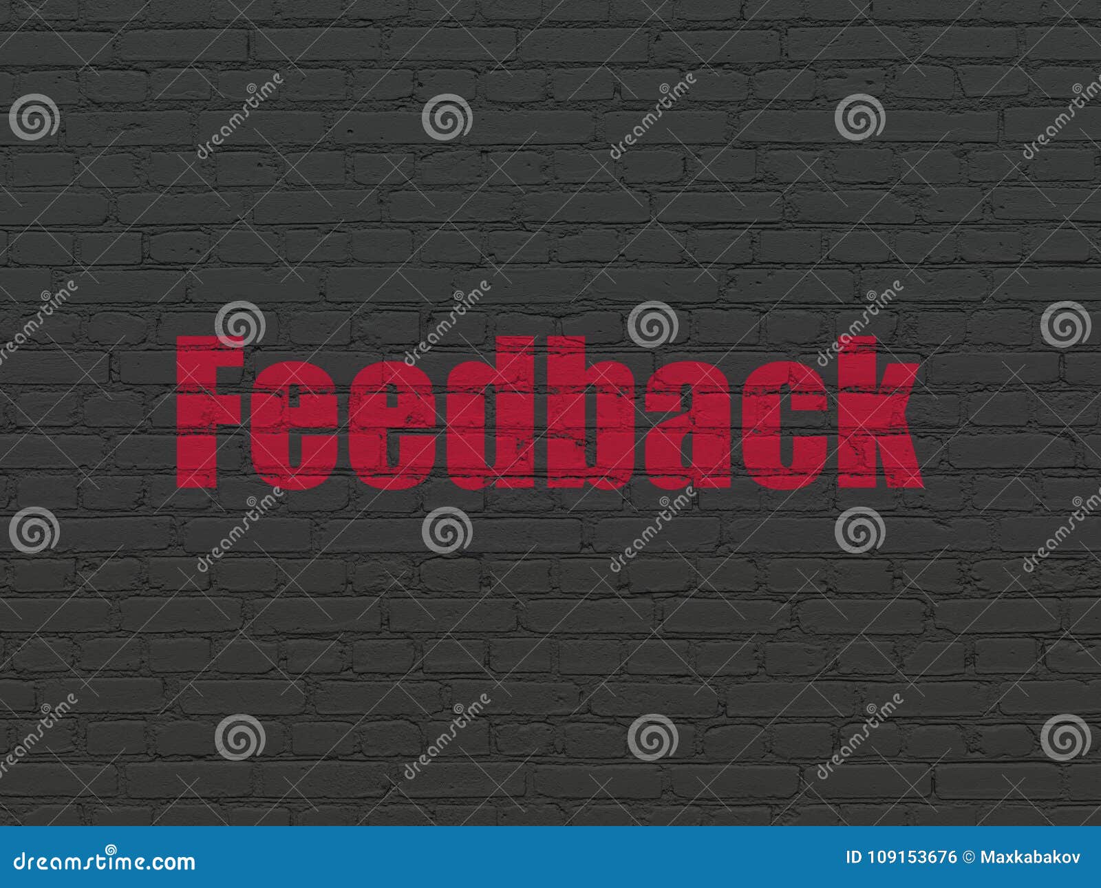 Finance Concept: Feedback on Wall Background Stock Photo - Image of ...