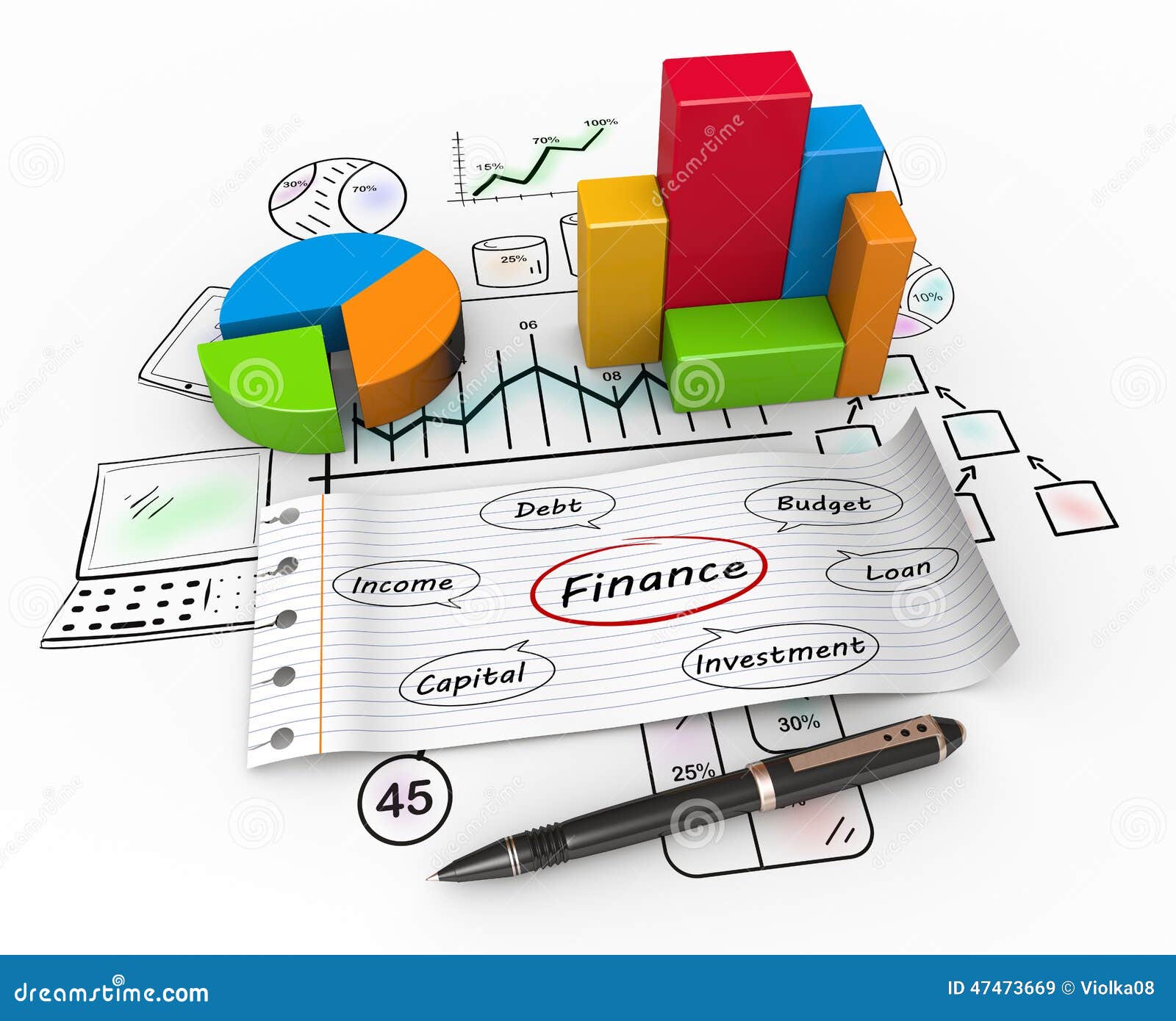 Finance concept stock illustration. Illustration of concept - 47473669