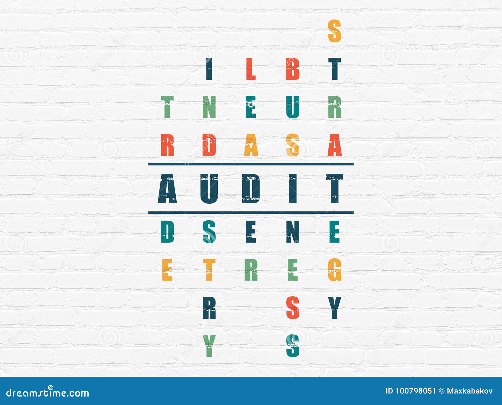 Finance Concept: Audit in Crossword Puzzle Stock Illustration ... Finance Concept: Audit in Crossword Puzzle Stock Illustration ...