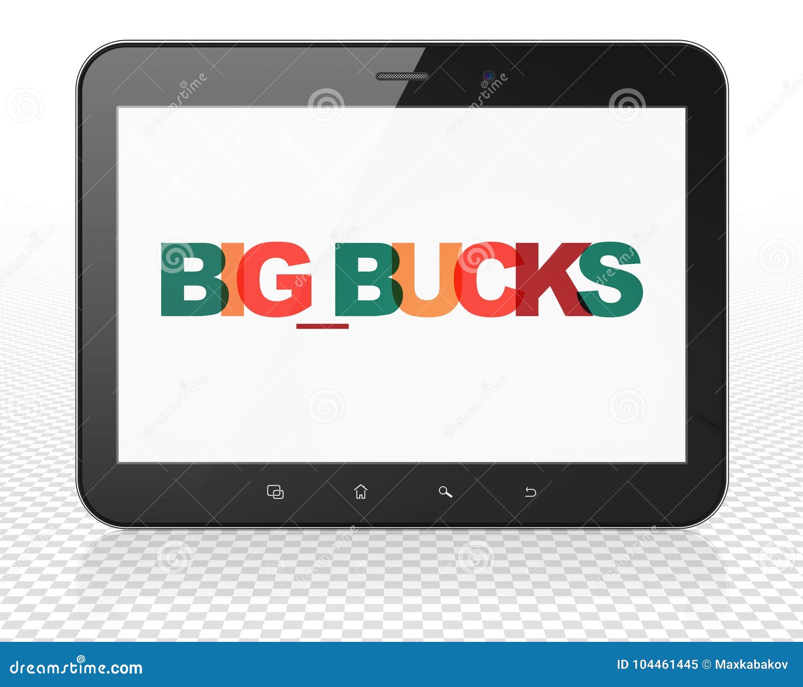 Finance Concept: Tablet Pc Computer with Big Bucks on Display Stock ... Finance Concept: Tablet Pc Computer with Big Bucks on Display Stock ...