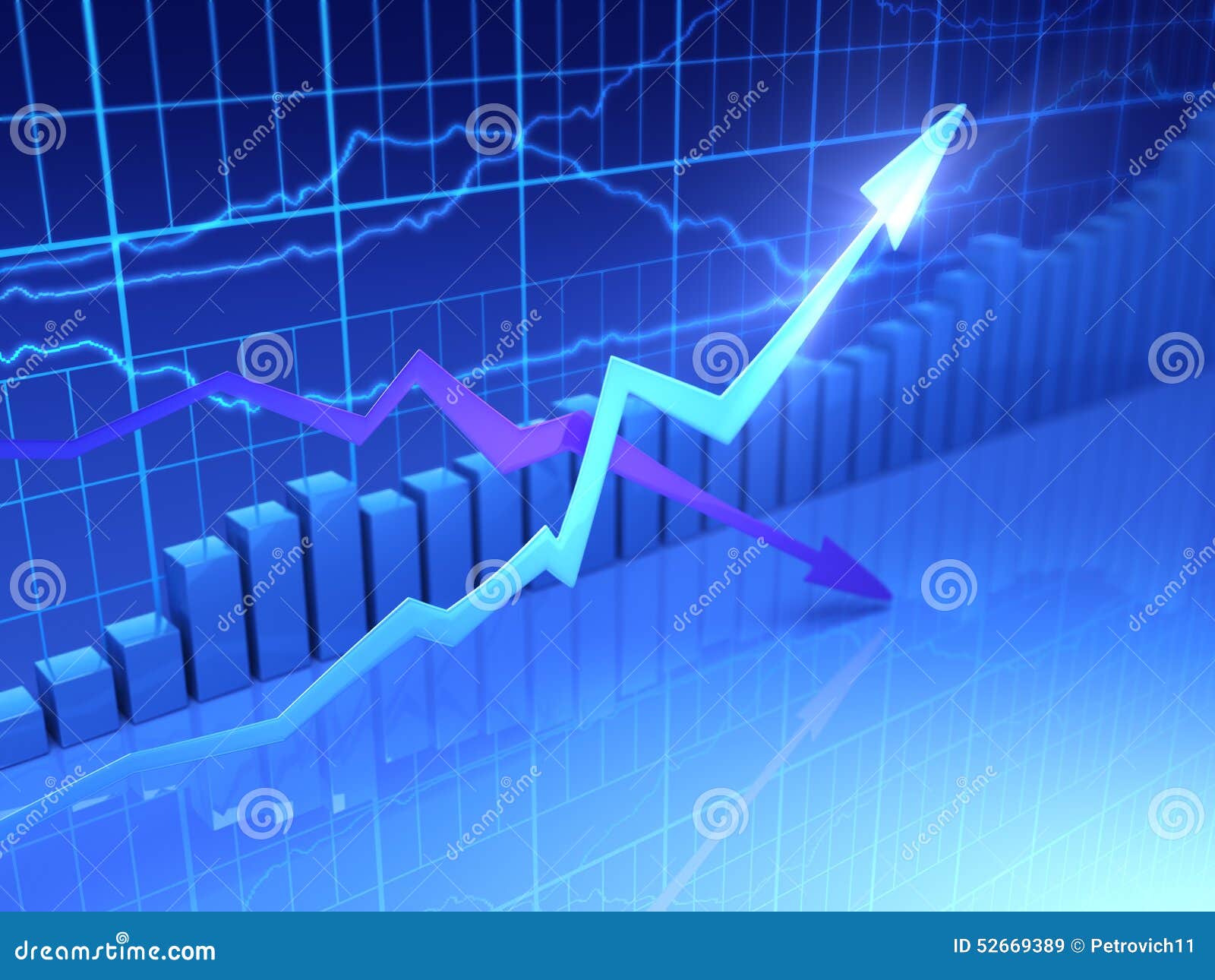 Finance data stock illustration. Illustration of graph - 52669389