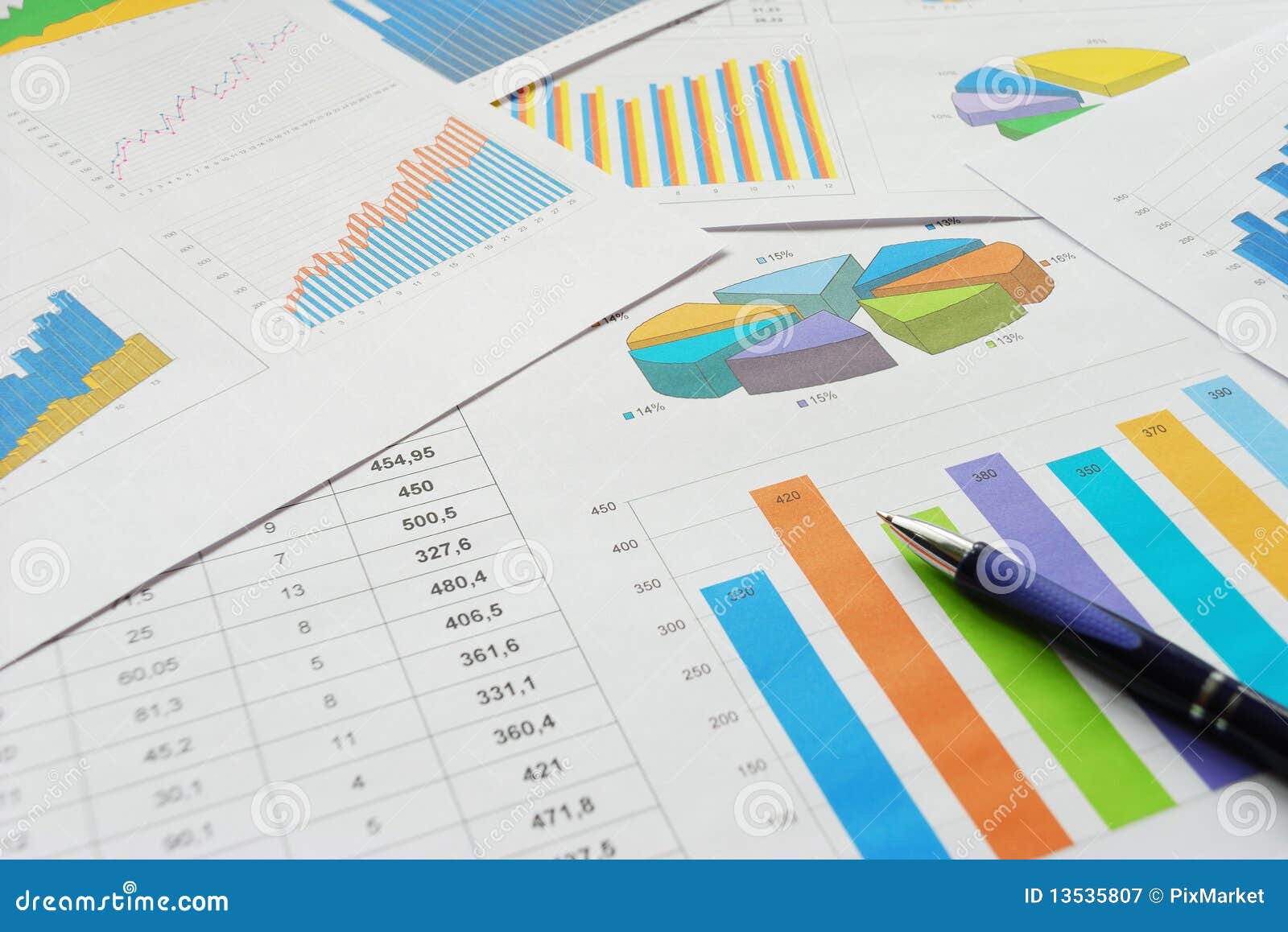 Finance documents stock image. Image of documents, business - 13535807