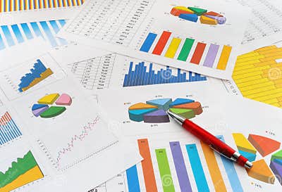 Finance documents stock photo. Image of market, crisis - 16870236