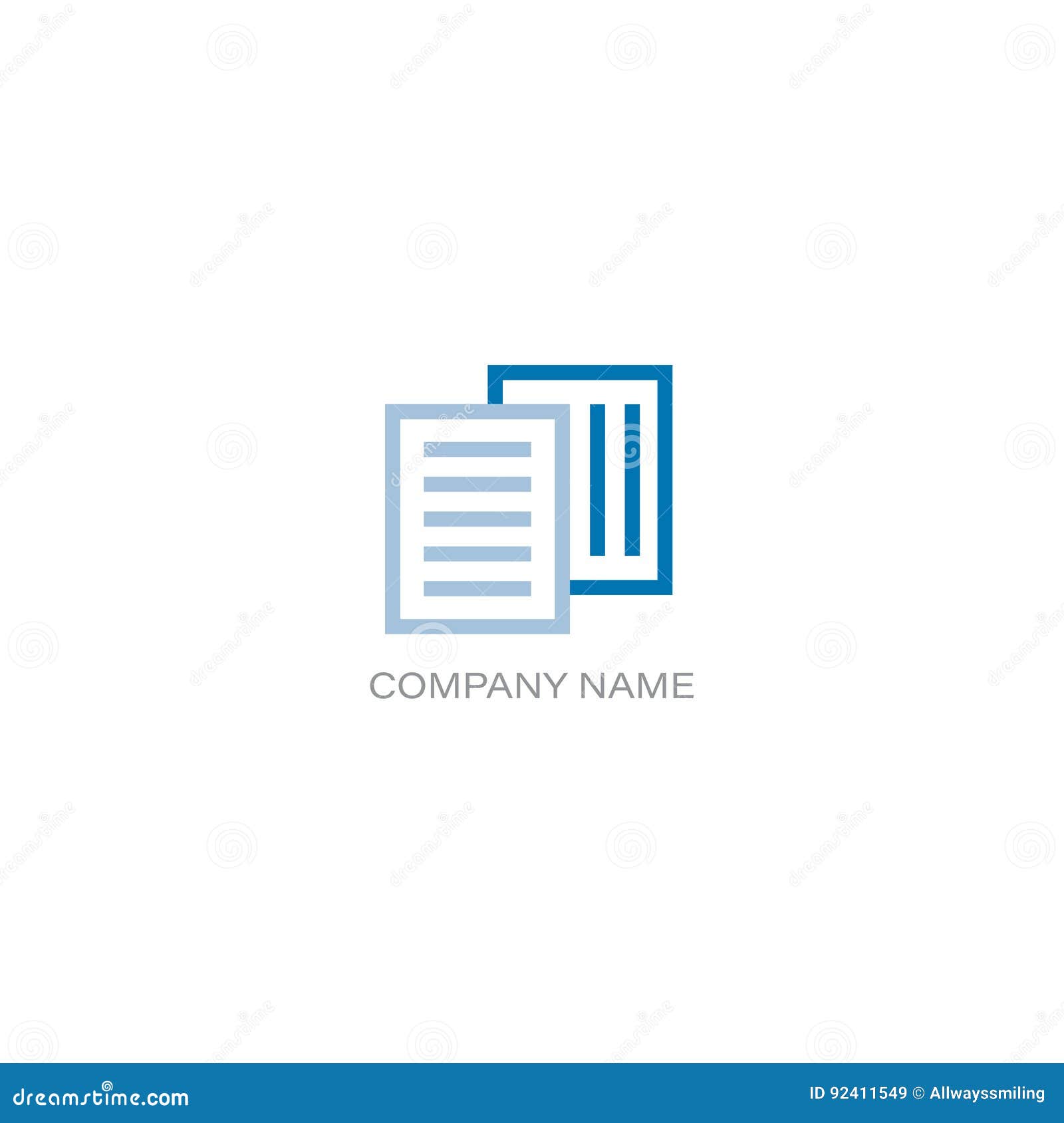 Finance Documents Company Logo Stock Vector - Illustration of identity ...