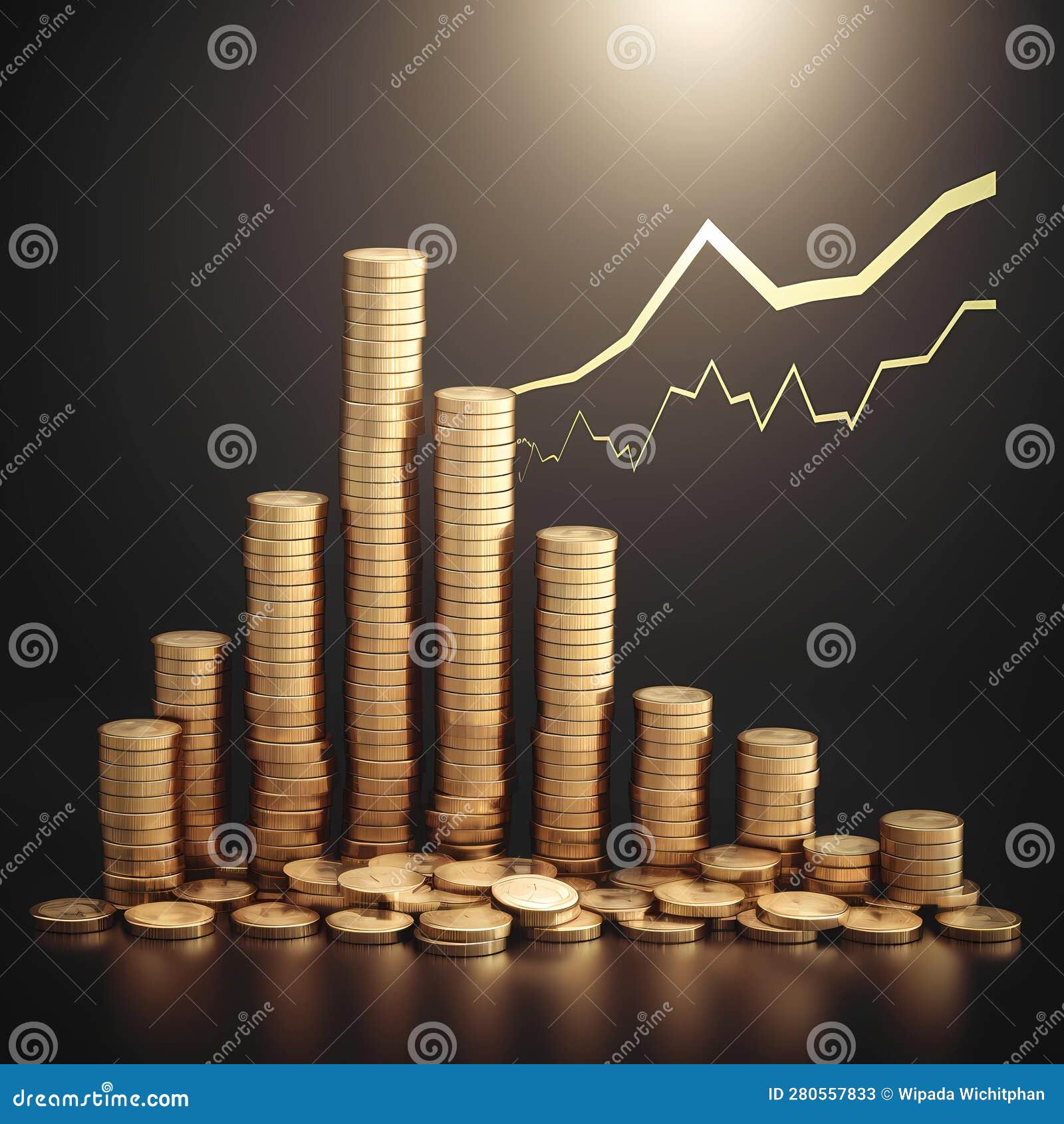 Finance Elements Background Illustration Stock Illustration ...