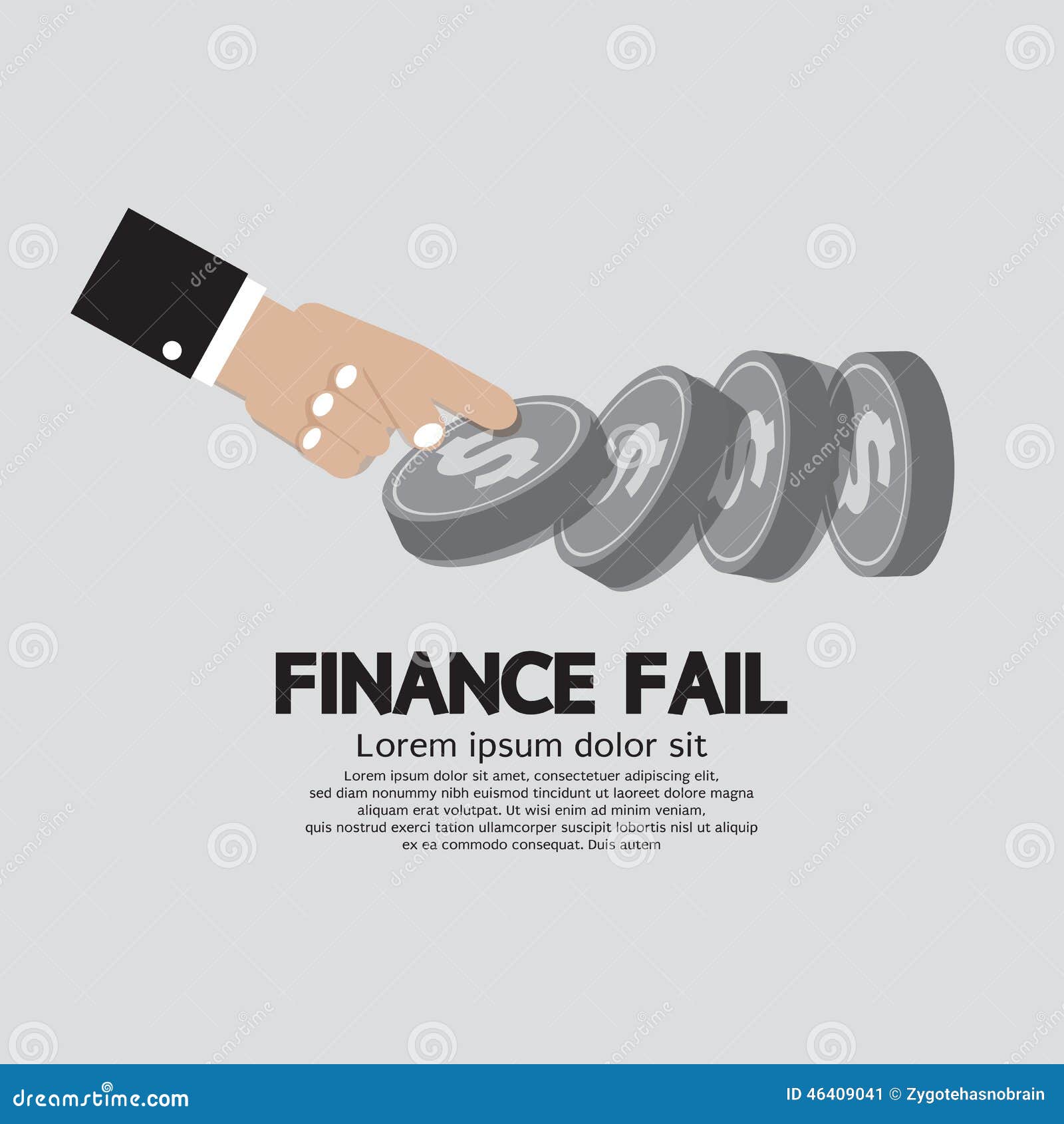 Financial Failure Icon Outline Vector. Startup Bad Investment ...