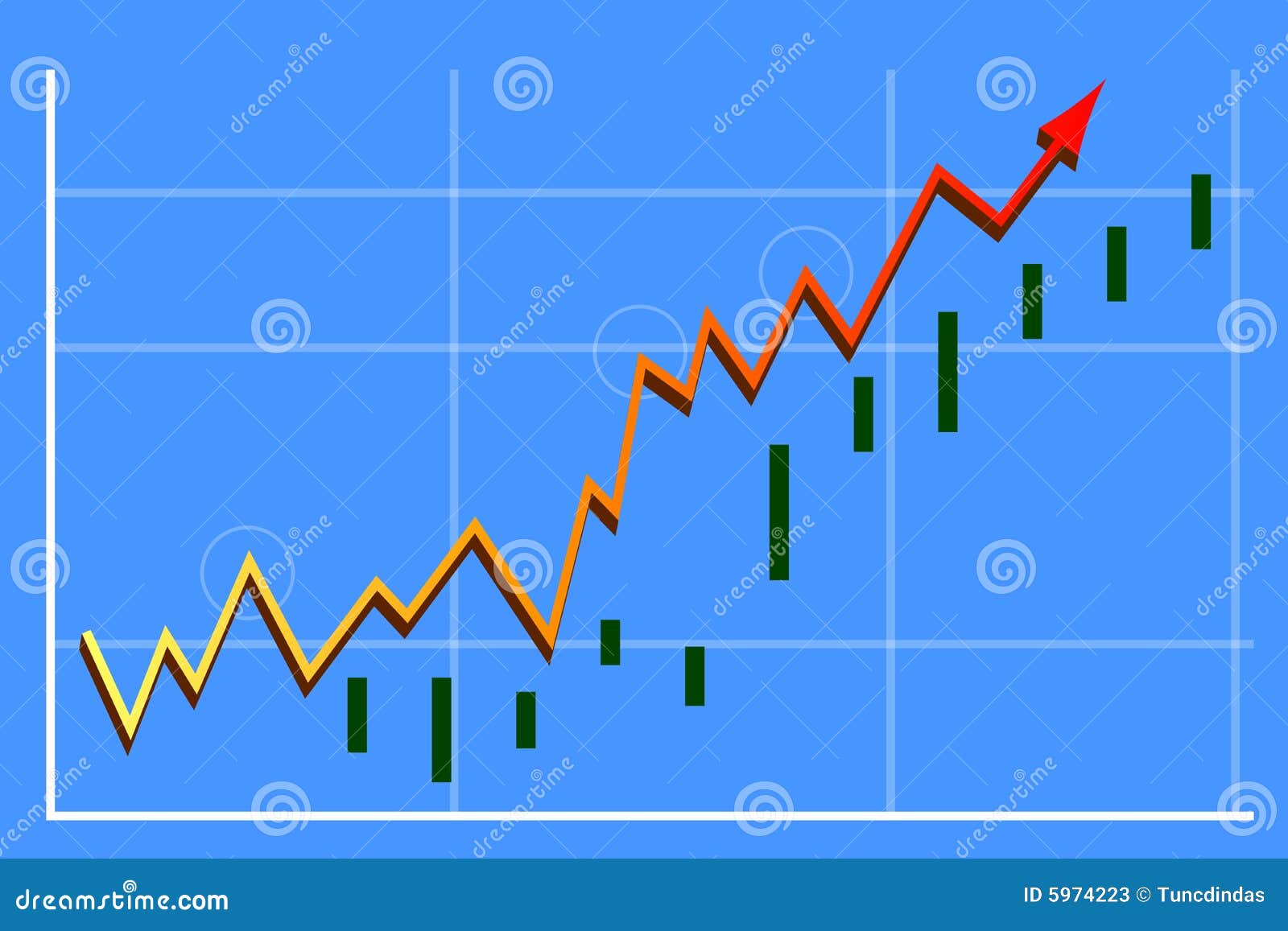 Finance graph 02 stock illustration. Illustration of climbing - 5974223