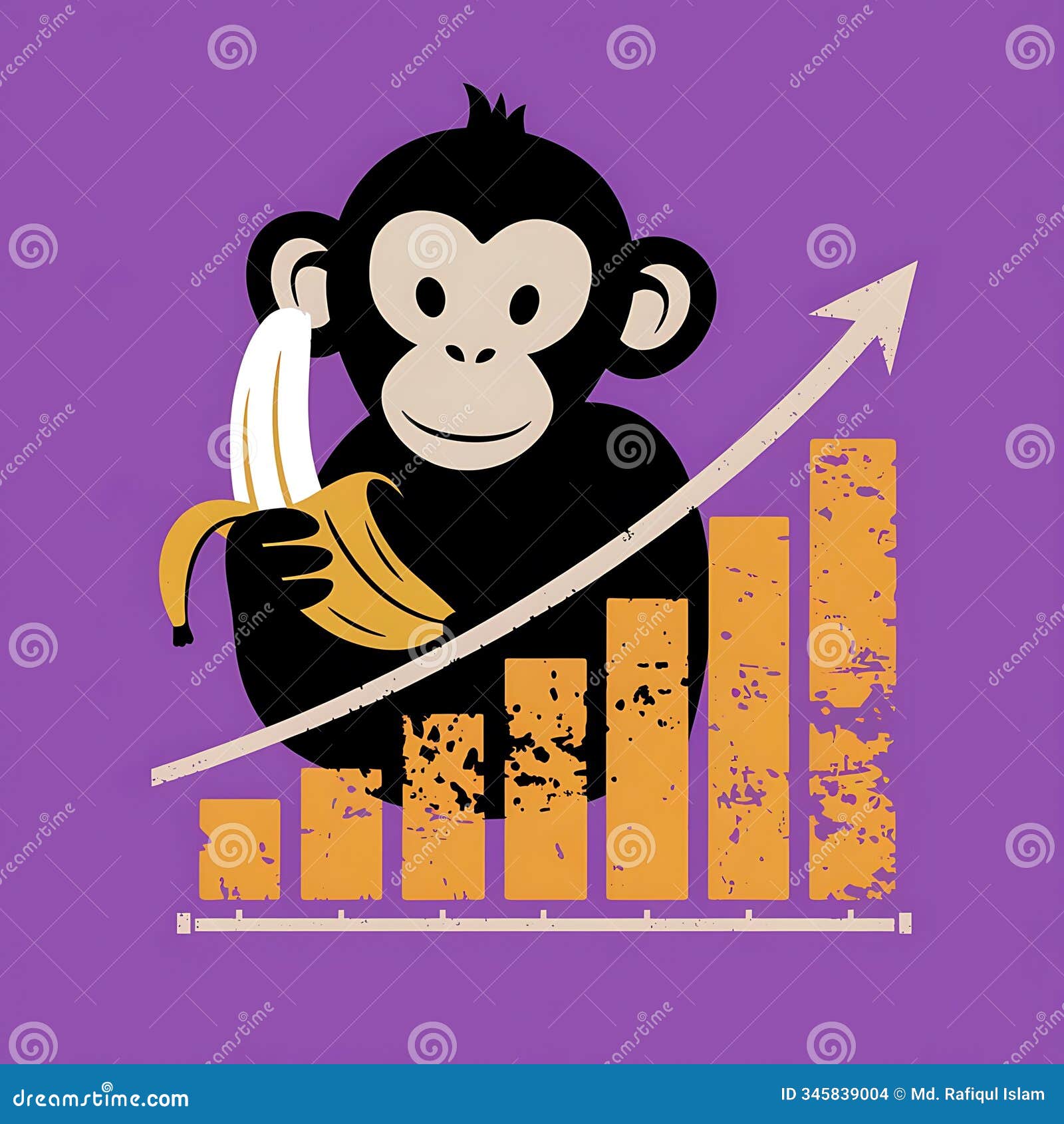 Finance Graph Chart with Finance Background Design of Trade and Sales ...