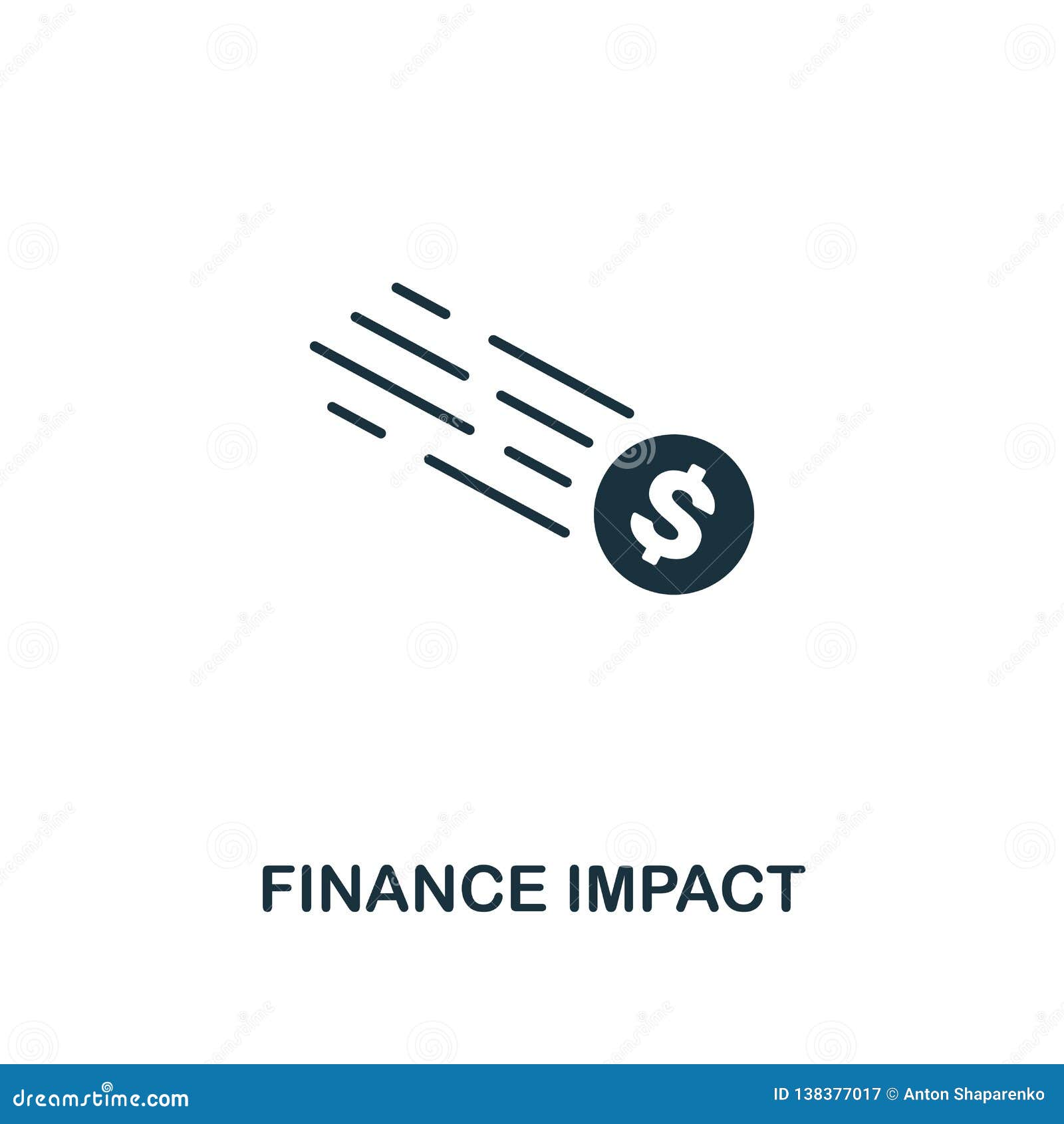 Finance Impact Icon. Premium Style Design, Pixel Perfect Finance Impact ...