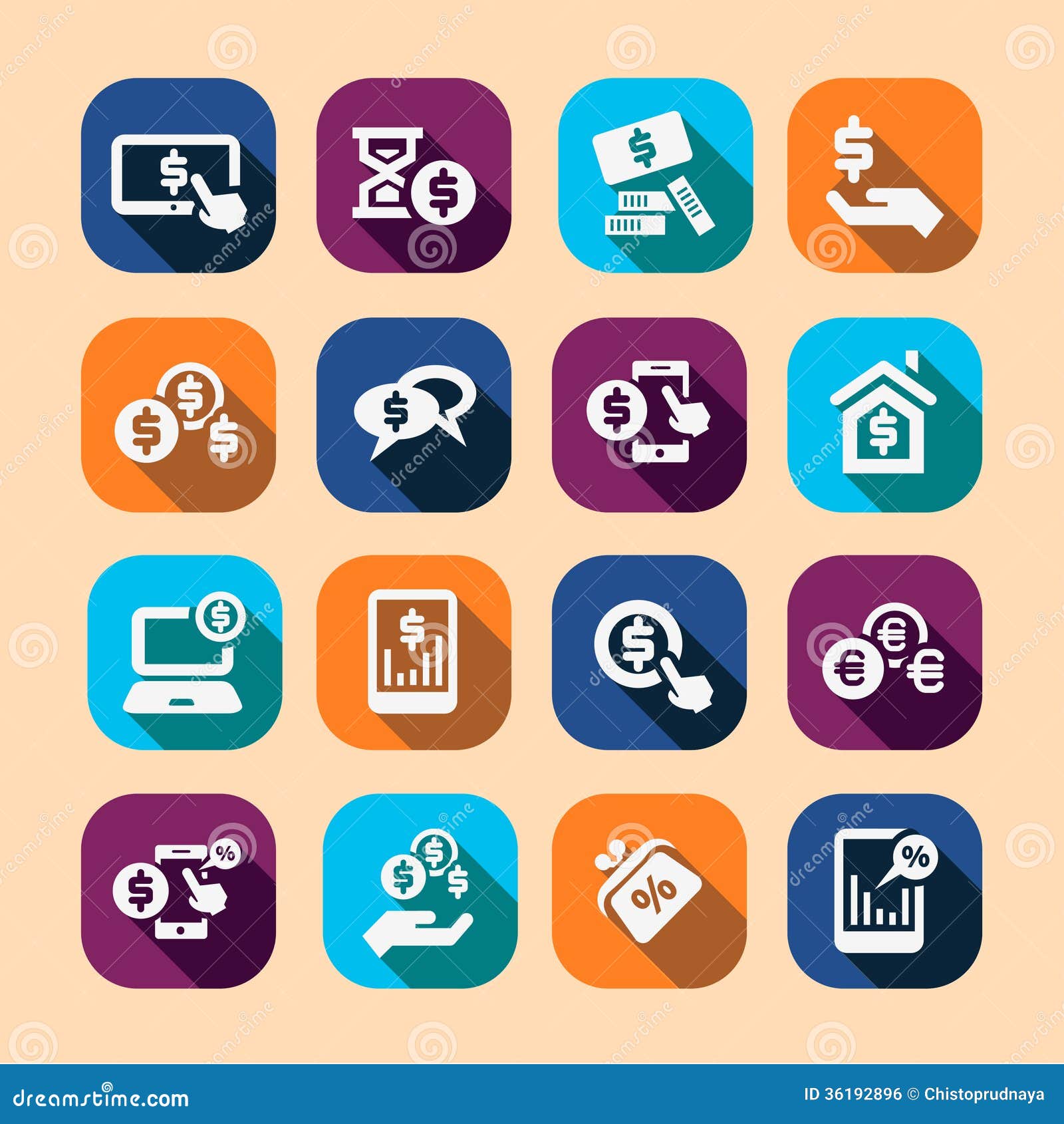 Finance long shadow stock vector. Illustration of decisions - 36192896