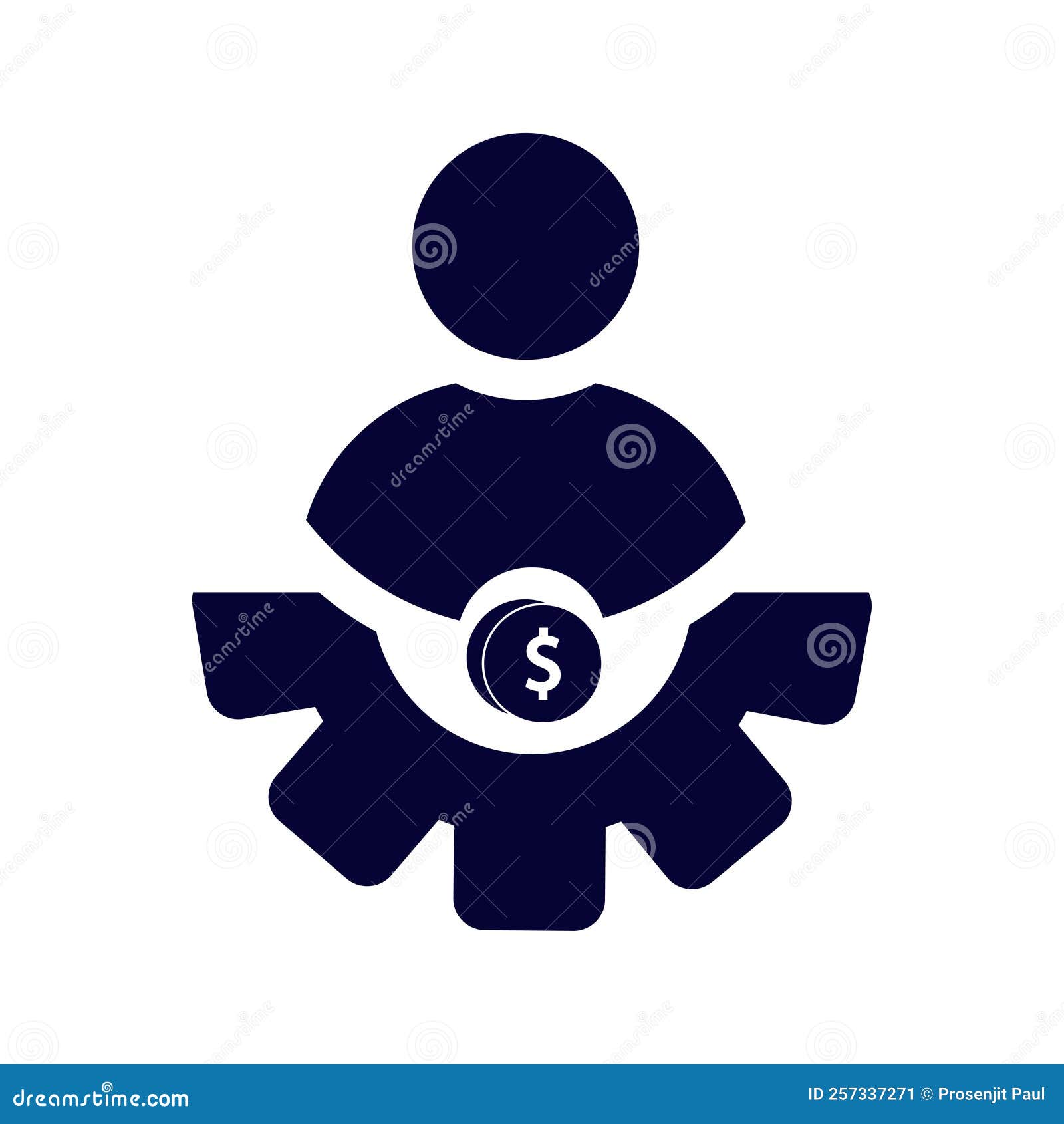 Finance Management People Icon Stock Vector - Illustration of ...
