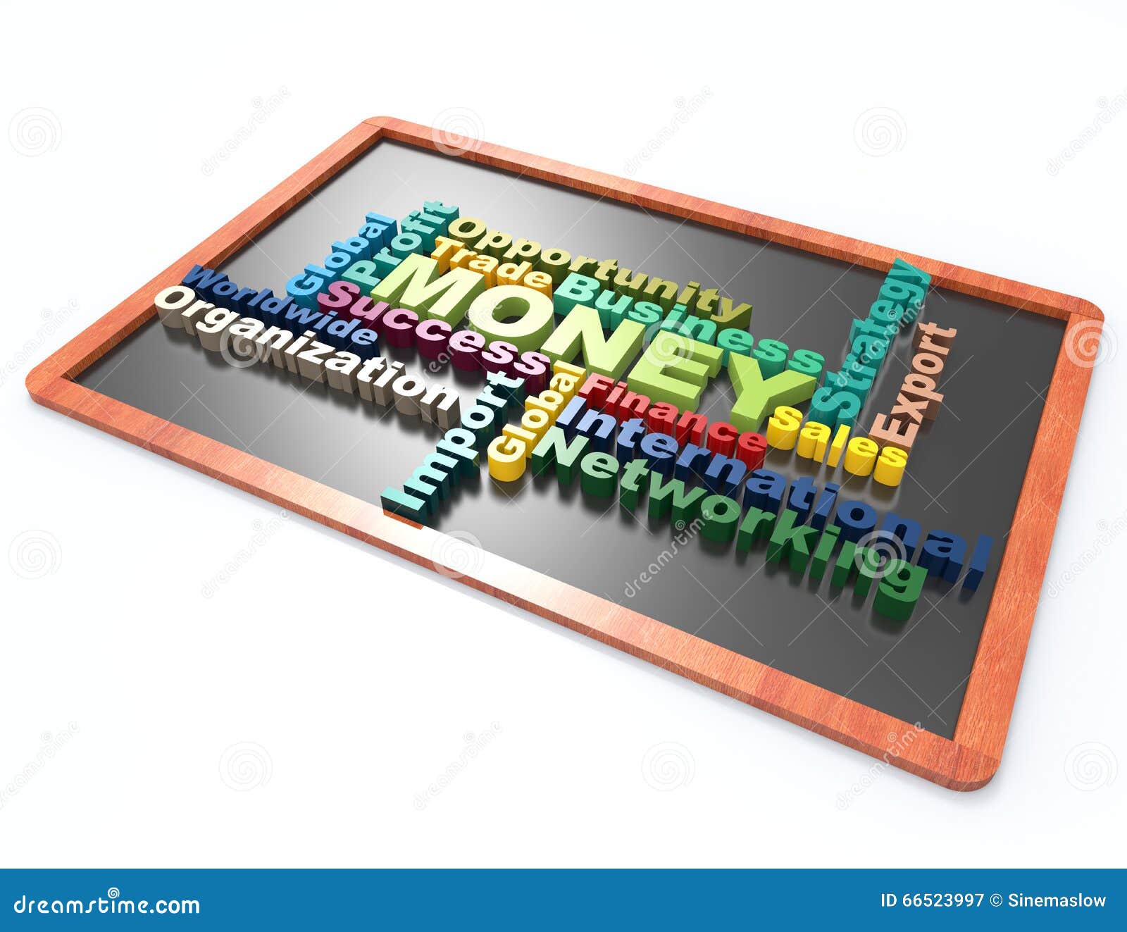 Finance,money,succes Word Concept Stock Illustration - Illustration of ...