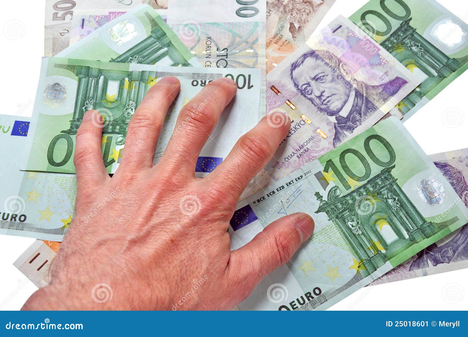 Finance Money Under Control Stock Image - Image of cash, earning: 25018601