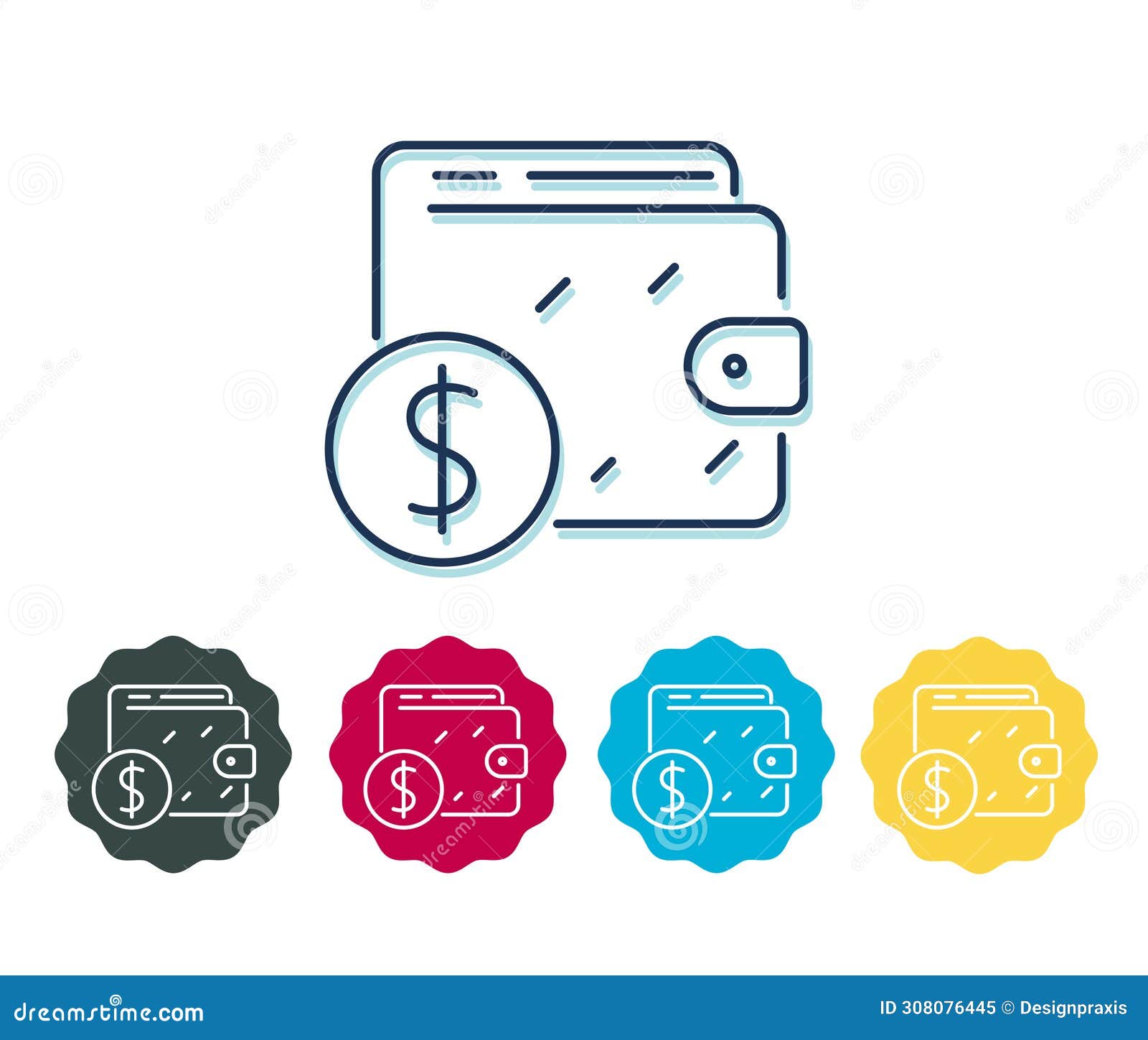 Finance - Money Wallet Personal Saving - Stock Icon Stock Illustration ...