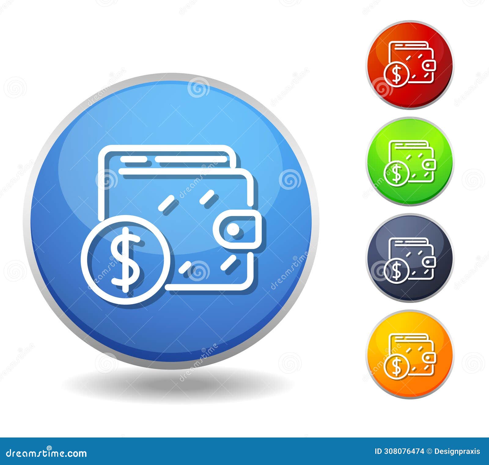 Finance - Money Wallet Personal Saving - Stock Icon Stock Illustration ...