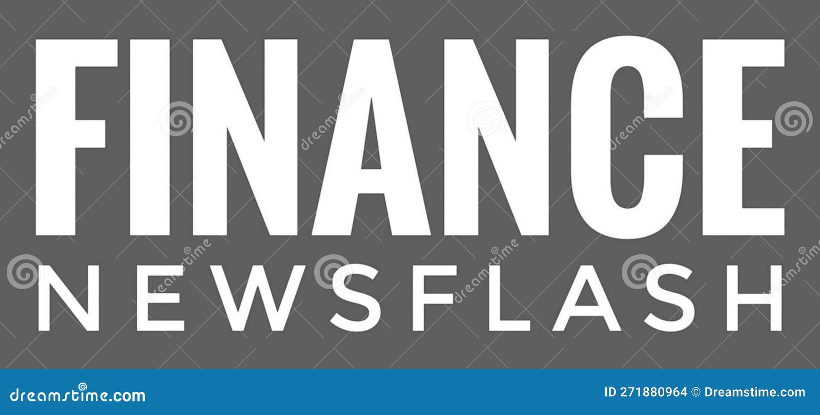 Finance News Page Header Banner Background Illustration Stock ...