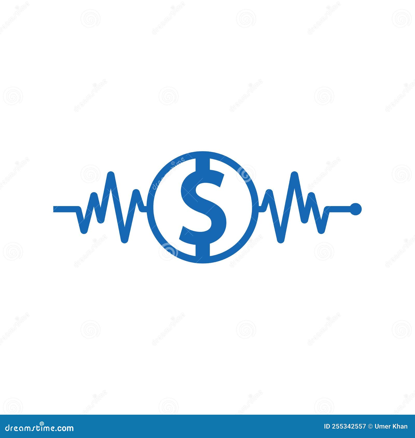 Finance Pulse Logo Designs Concept. Stock Vector - Illustration of ...