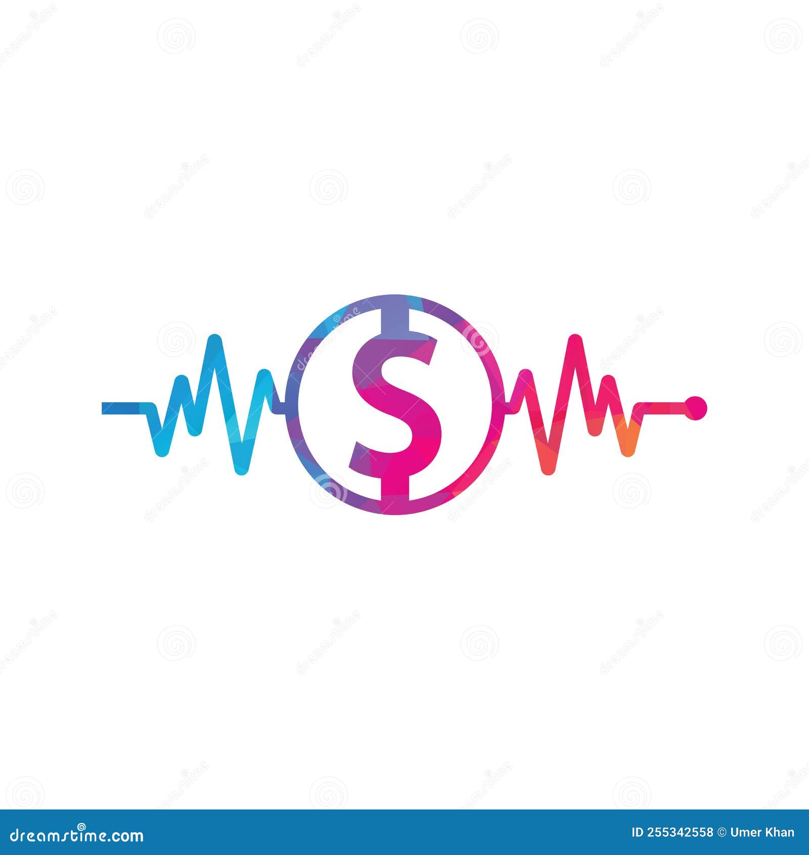 Finance Pulse Logo Designs Concept. Stock Vector - Illustration of ...