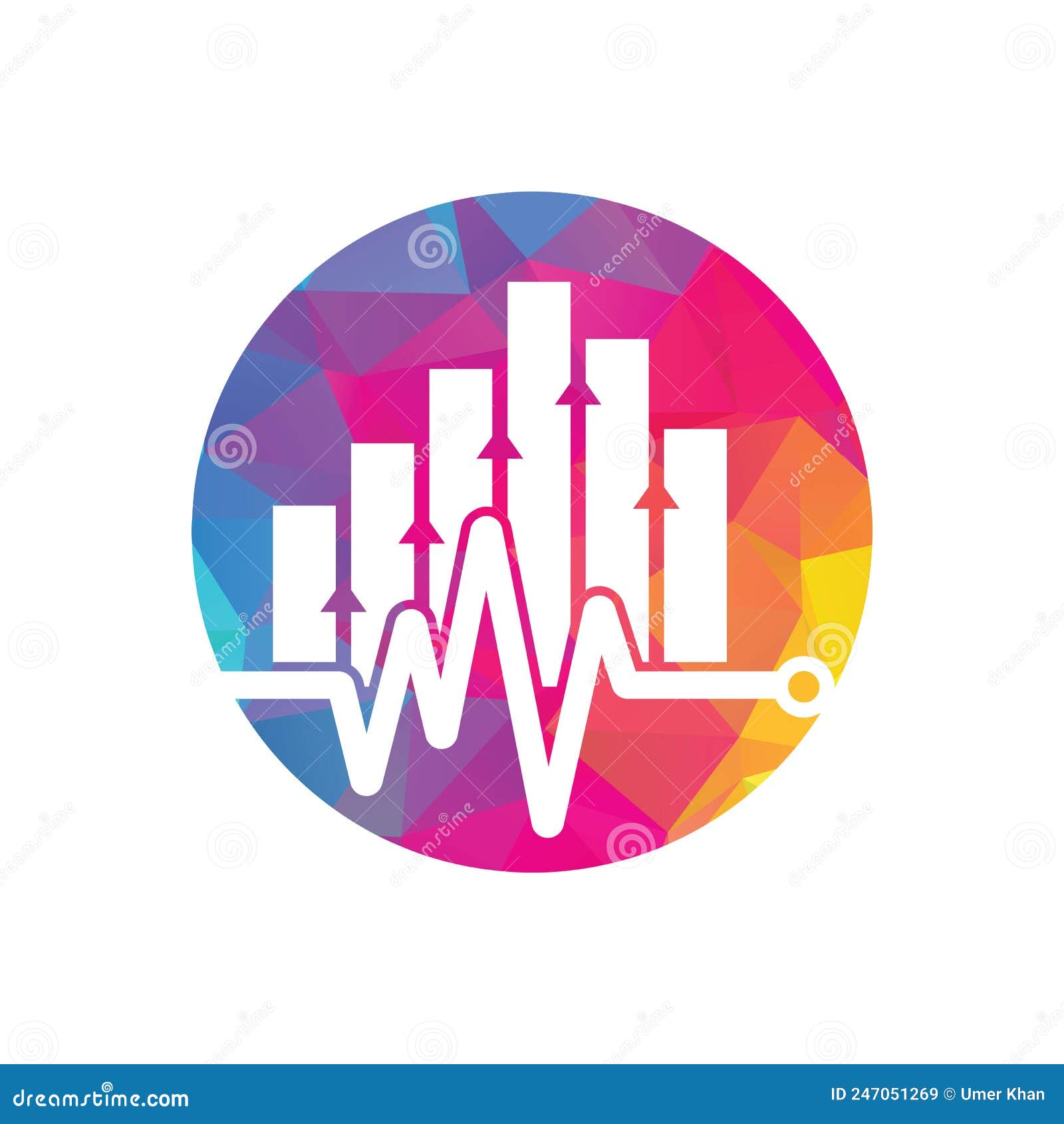 Finance Pulse Logo. Heart Beat Finance Logo Design Stock Vector ...