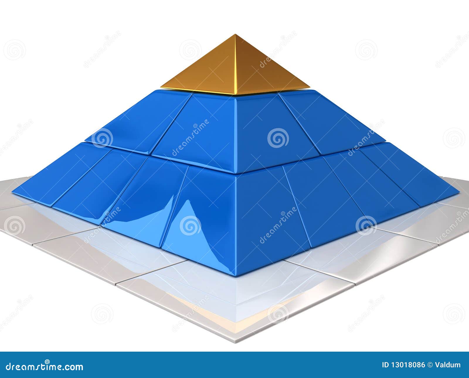 Finance pyramid stock illustration. Illustration of design - 13018086