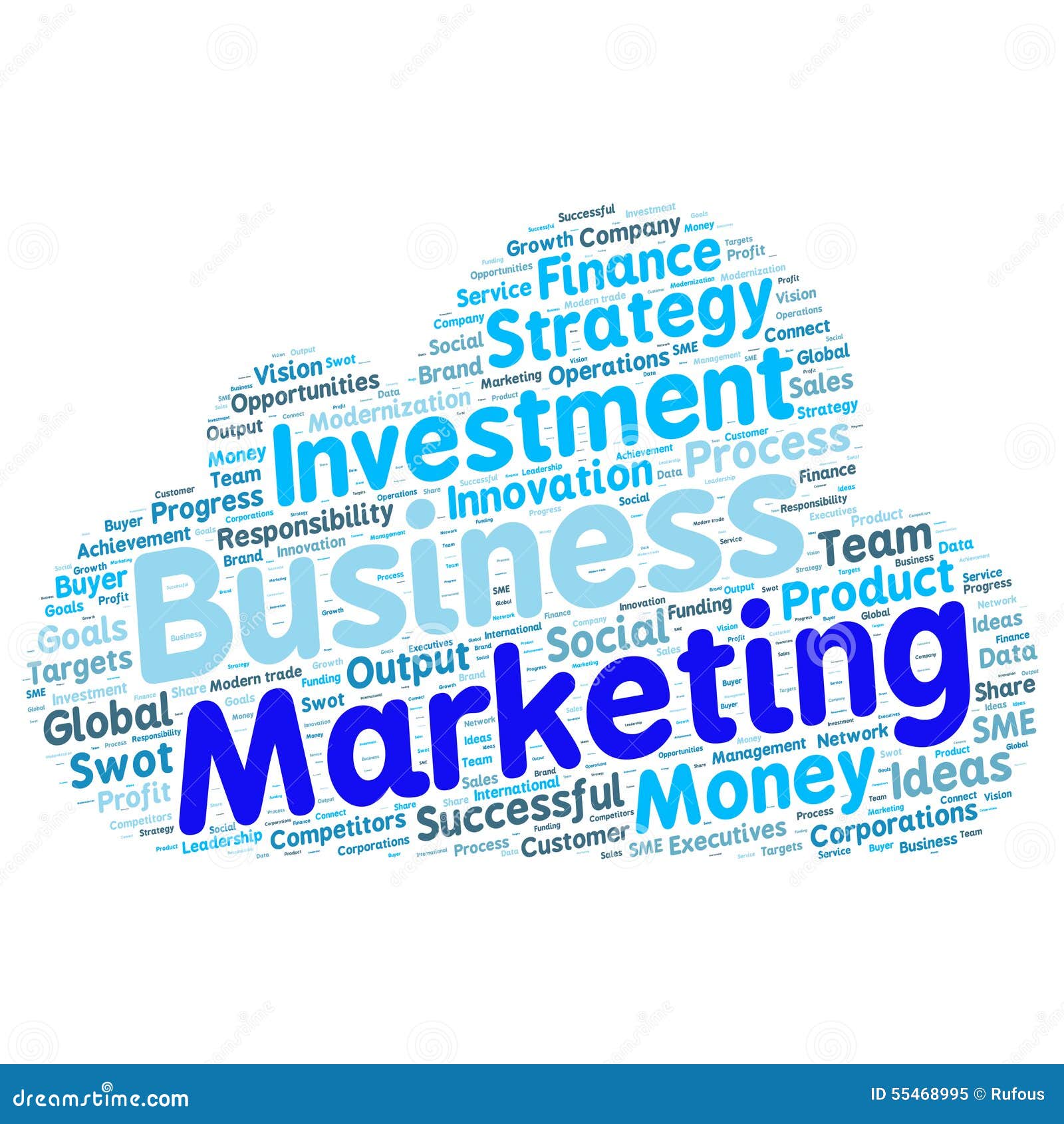 Finance Related Word Cloud Background Stock Illustration - Illustration ...