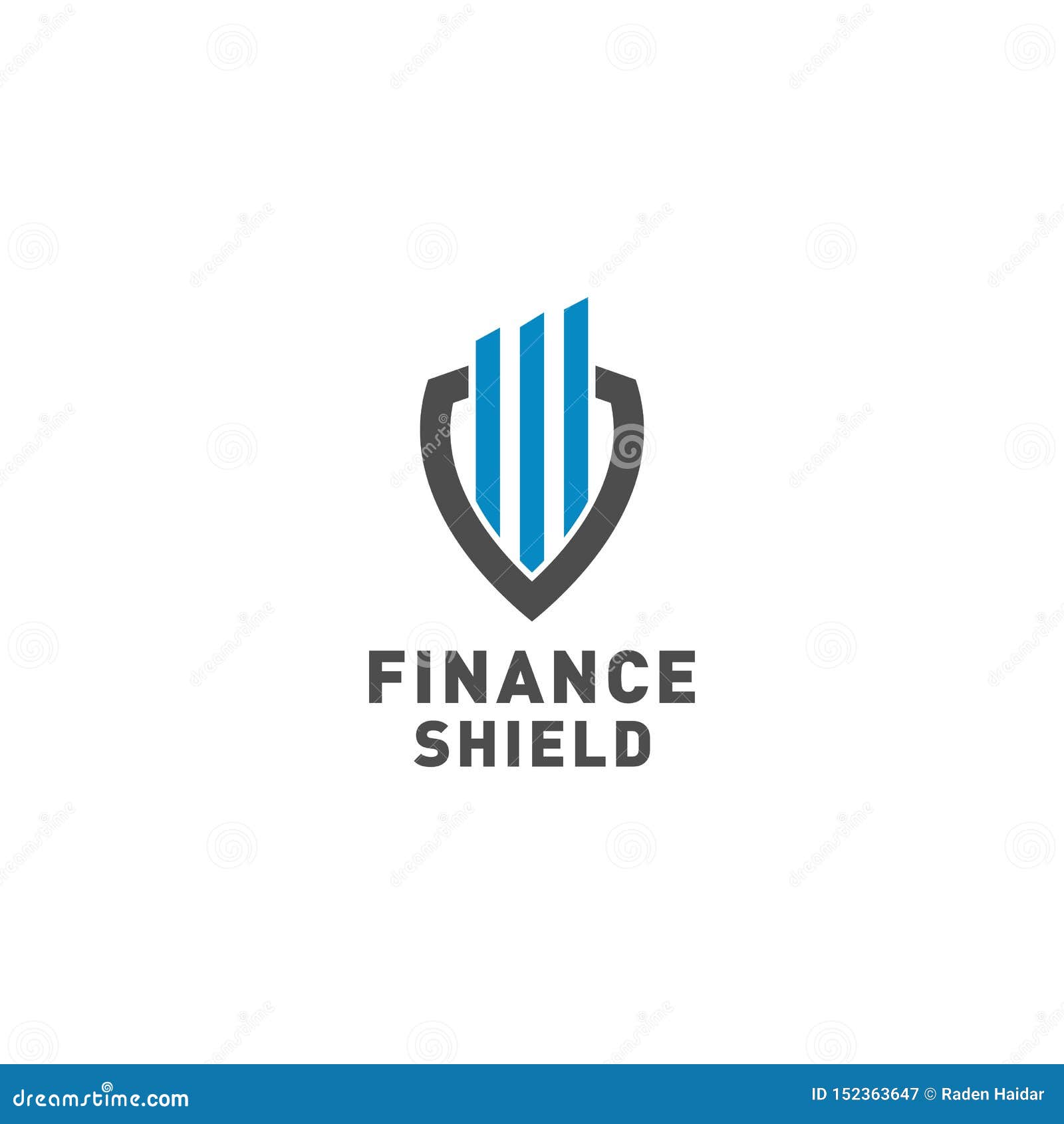 Finance Shield Logo Design Vector Stock Illustration - Illustration of business, brand: 152363647