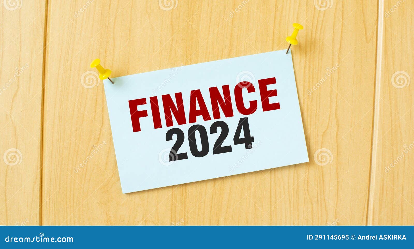 FINANCE 2024 Sign Written on Sticky Note Pinned on Wooden Wall Stock ...