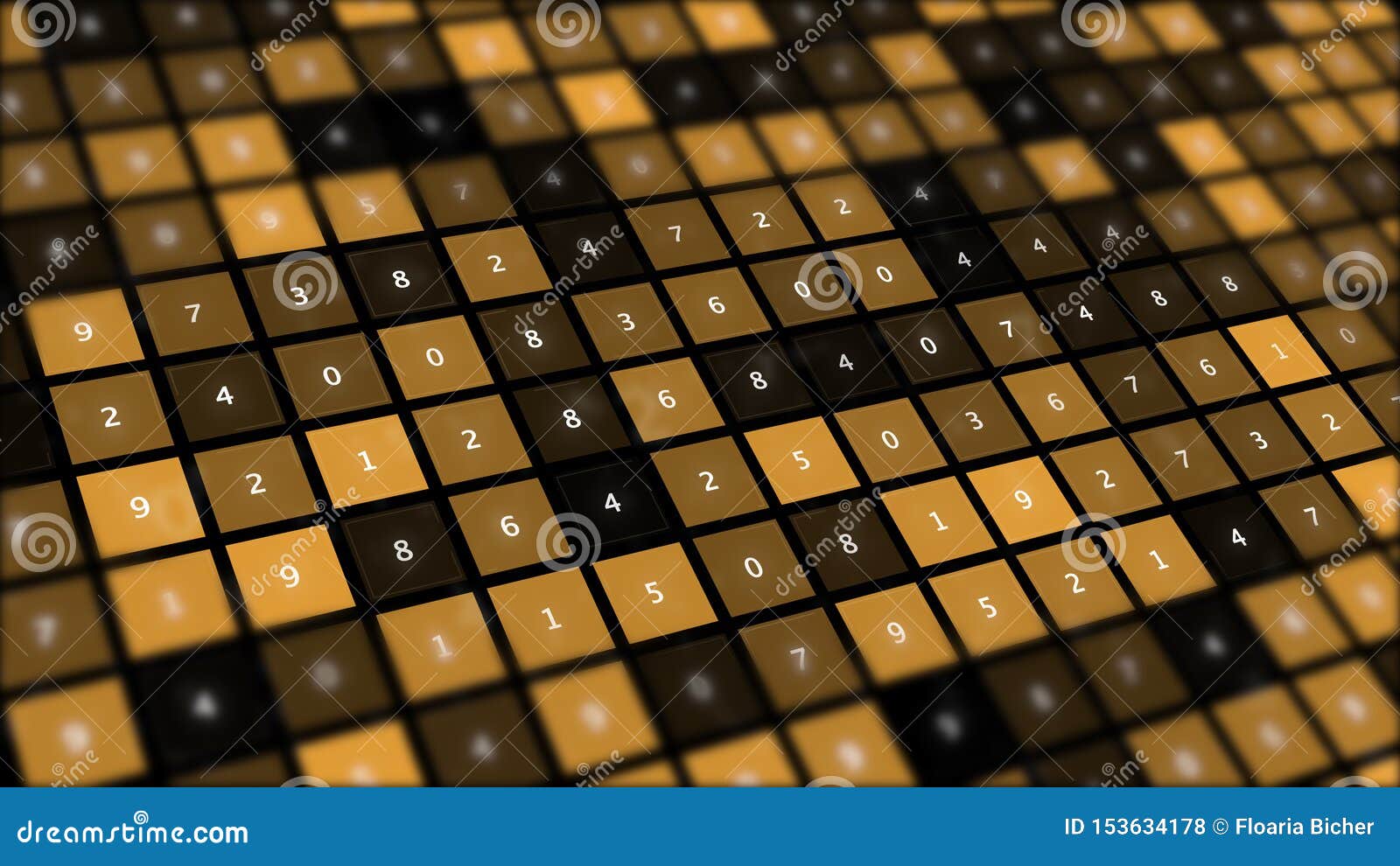 The Finance Spreadsheet Concept Abstract Background. Stock Illustration ...
