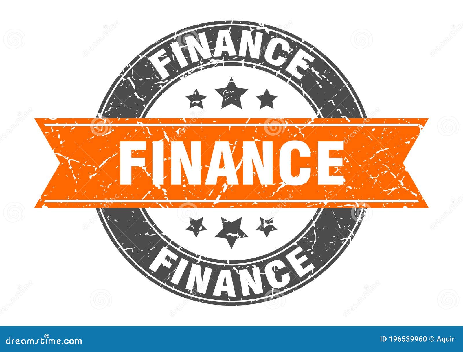 Finance stamp stock vector. Illustration of badge, vector - 196539960