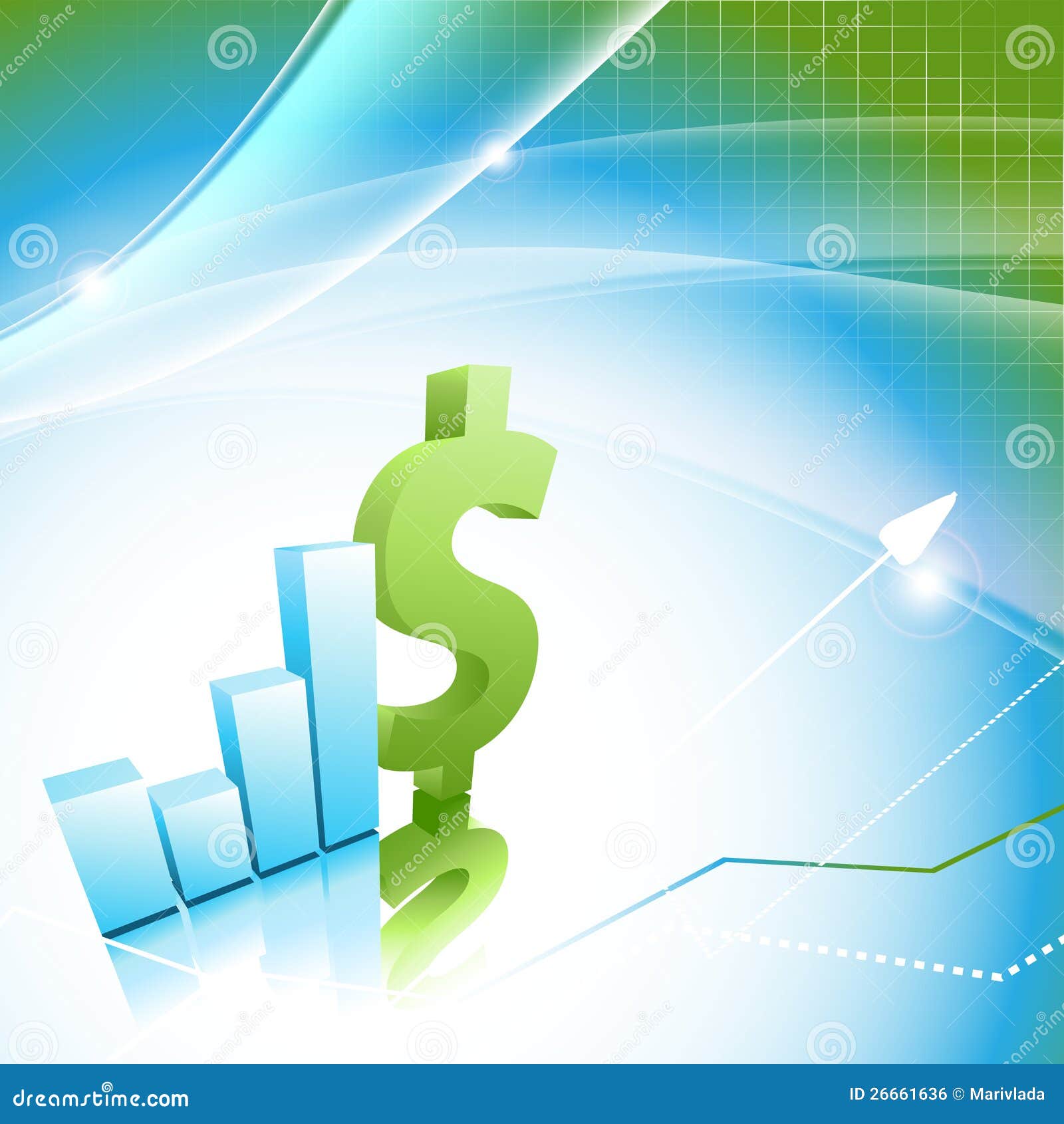 Finance Statistic Vector Frame. Eps10 Stock Vector - Illustration of ...