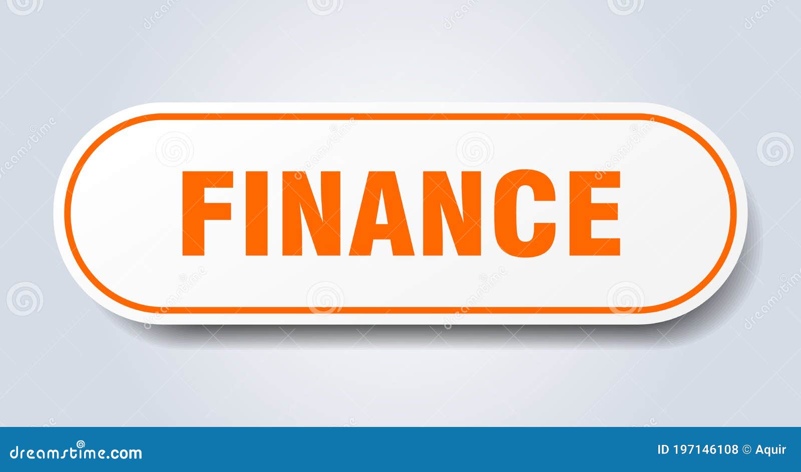 Finance sticker. stock vector. Illustration of sticker - 197146108