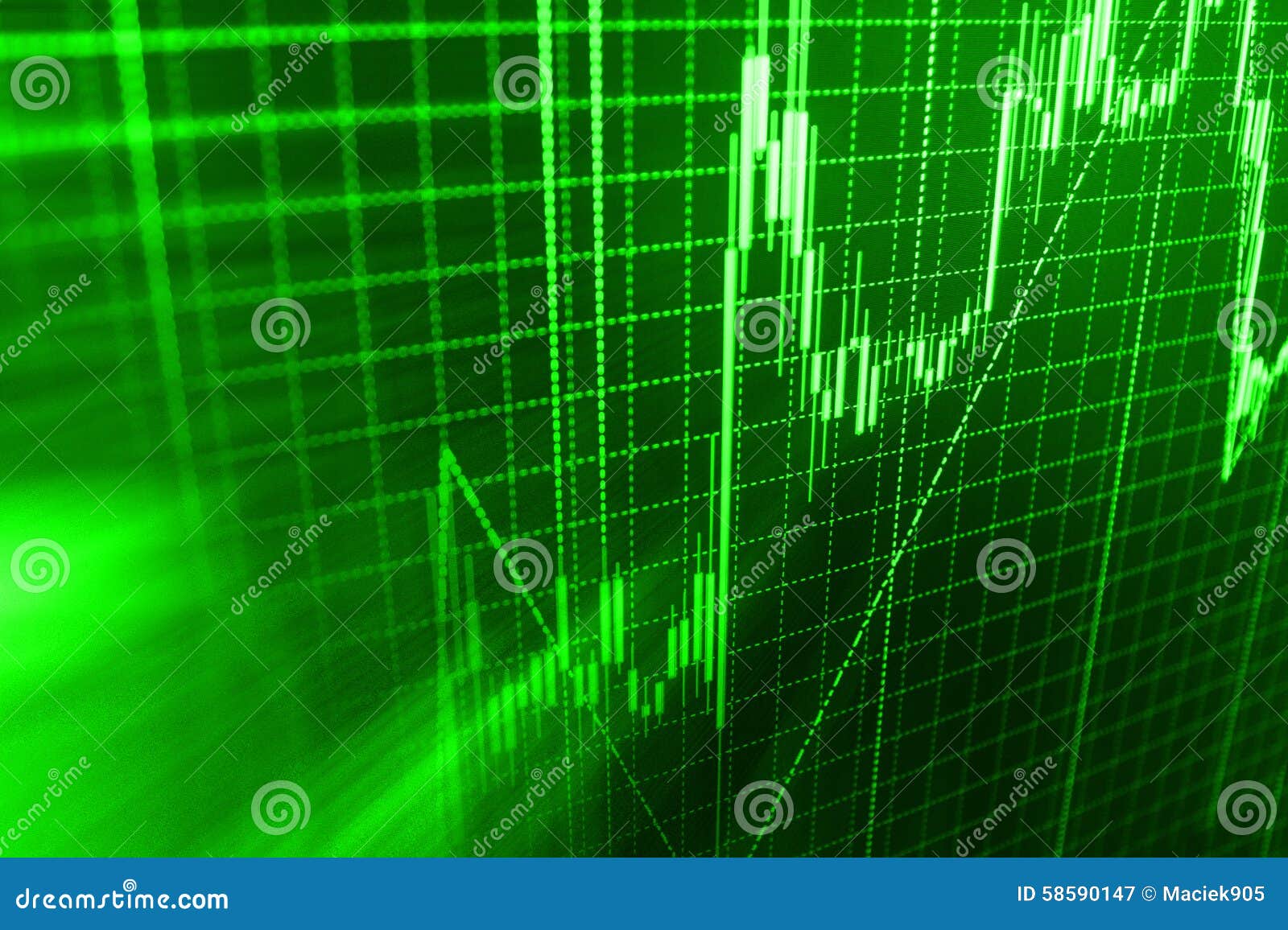 Finance Stock Exchange Background Stock Image - Image of display ...