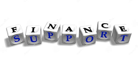 Finance support stock illustration. Illustration of finance - 12836779