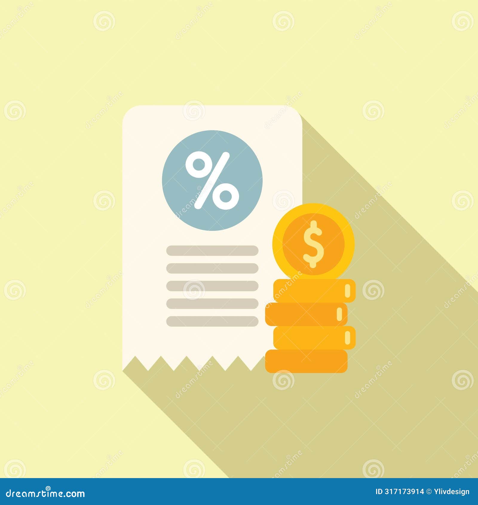 Finance Support Icon Flat Vector. Collateral Access Stock Illustration ...