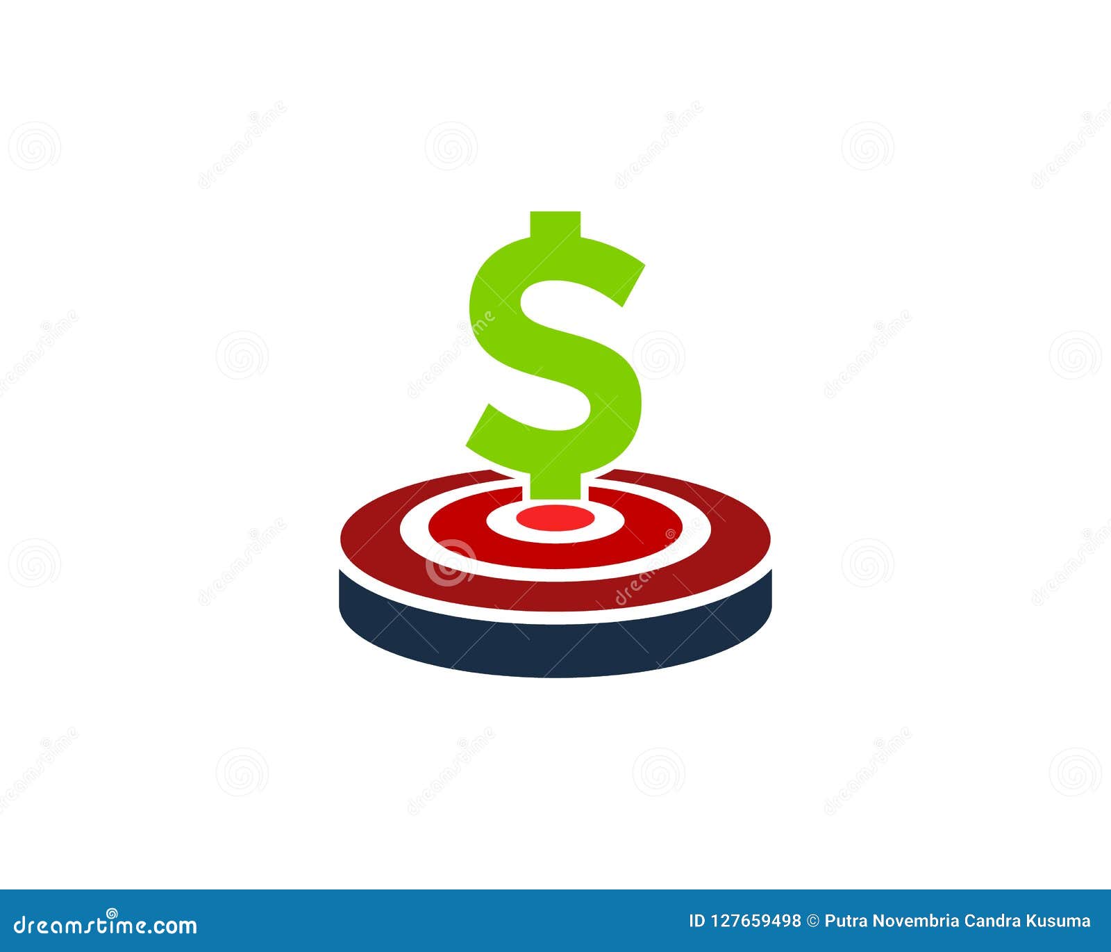 Finance Target Logo Icon Design Stock Vector - Illustration of arrow ...