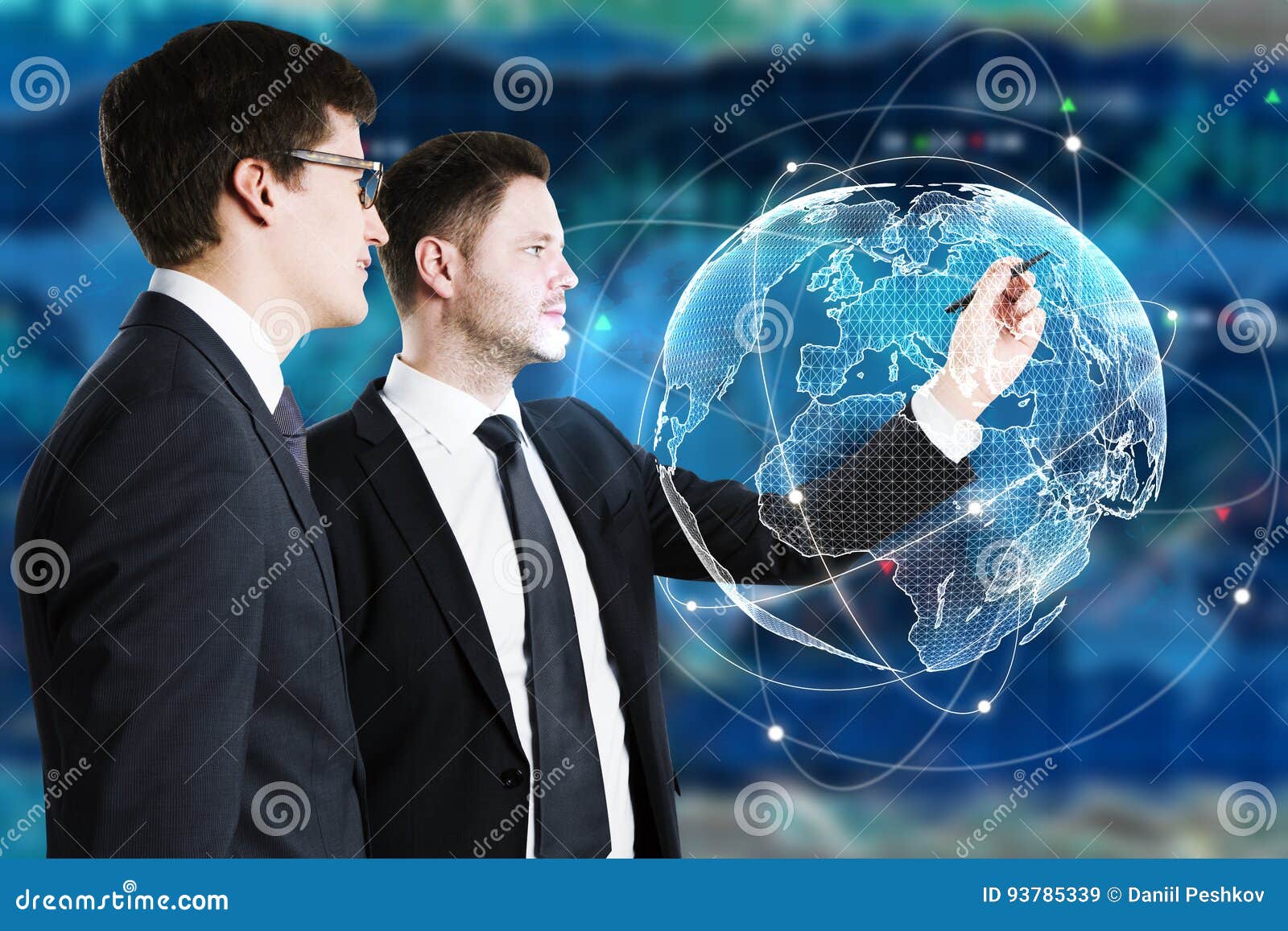 Finance and Teamwork Concept Stock Illustration - Illustration of money ...