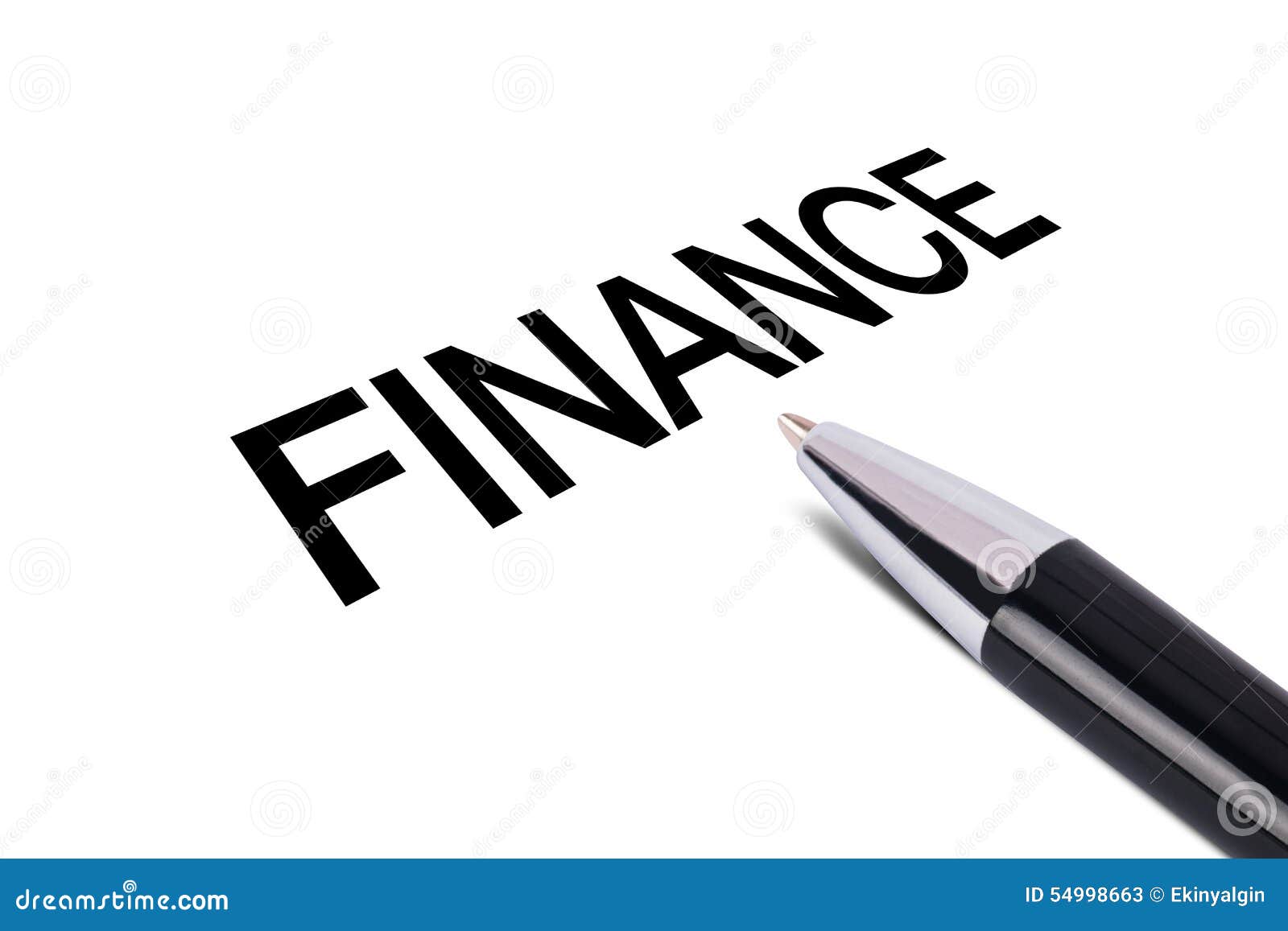 Finance Text Writing stock image. Image of writing, white - 54998663