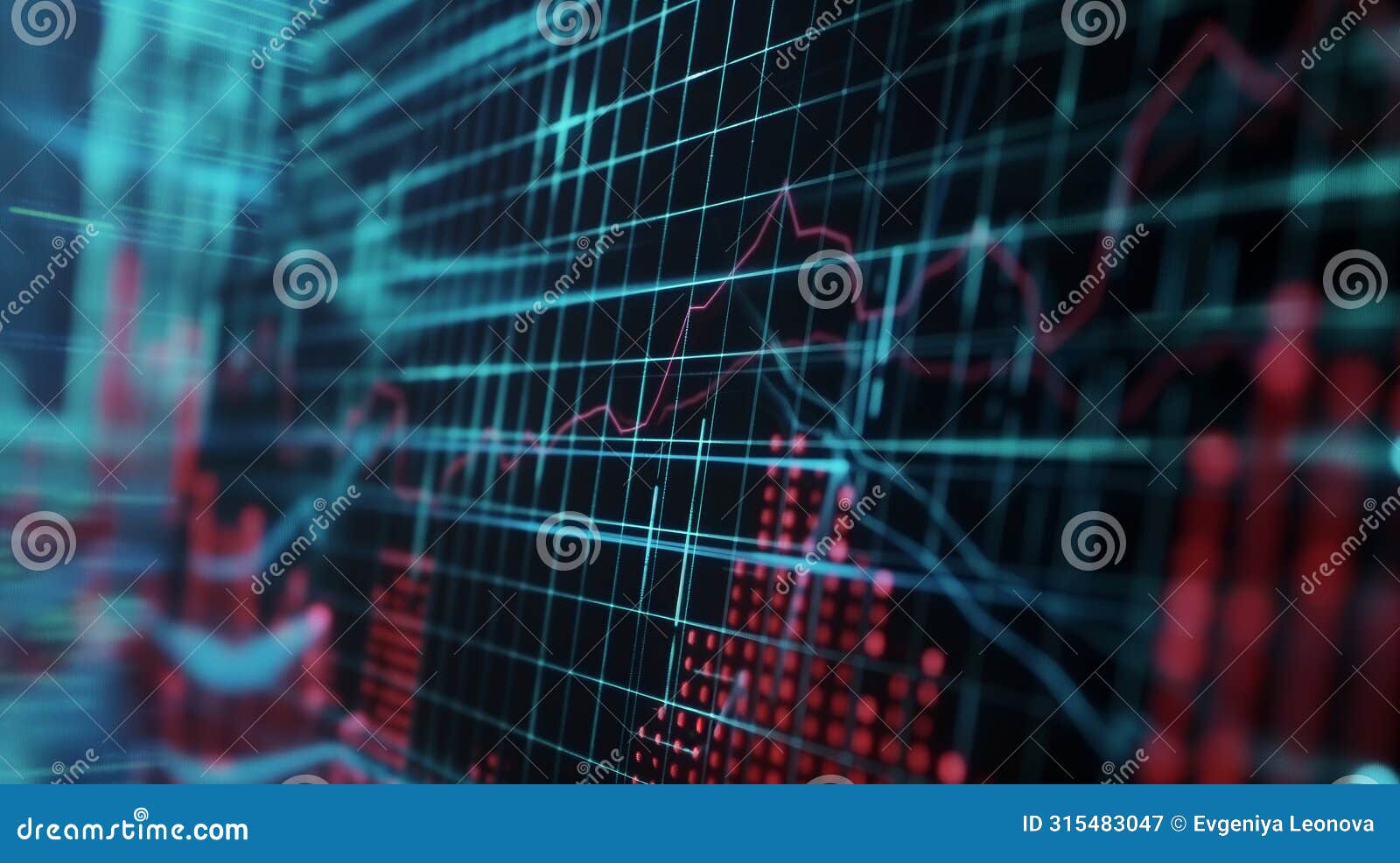 Finance Theme Intersecting Grid Lines for Stability and Analytics ...