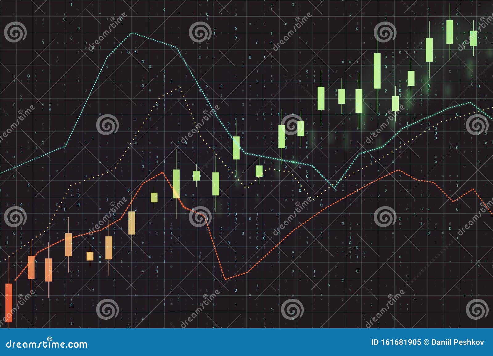 Finance and trade concept stock illustration. Illustration of analytics ...