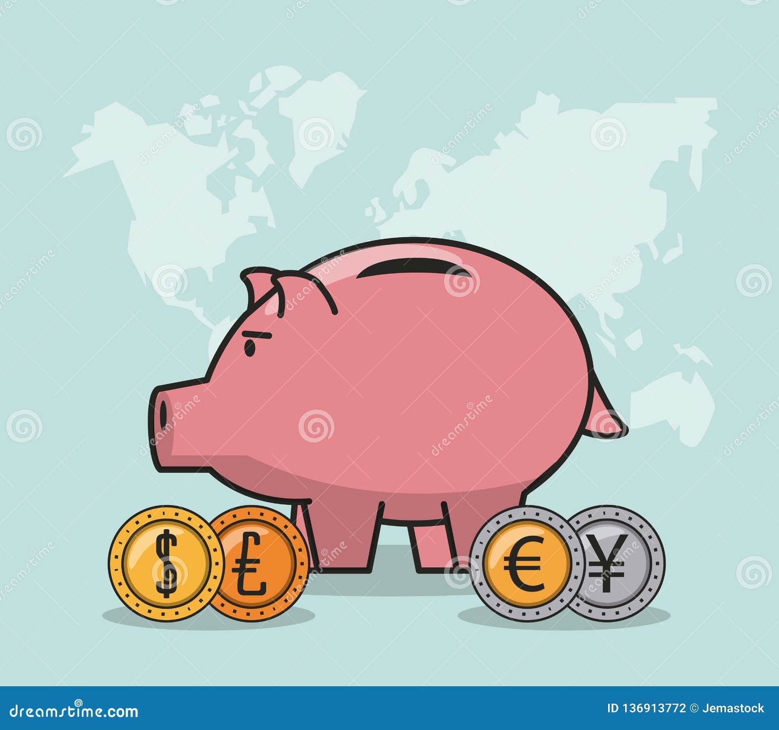 Finance and Trading Cartoon Stock Vector - Illustration of banking ...