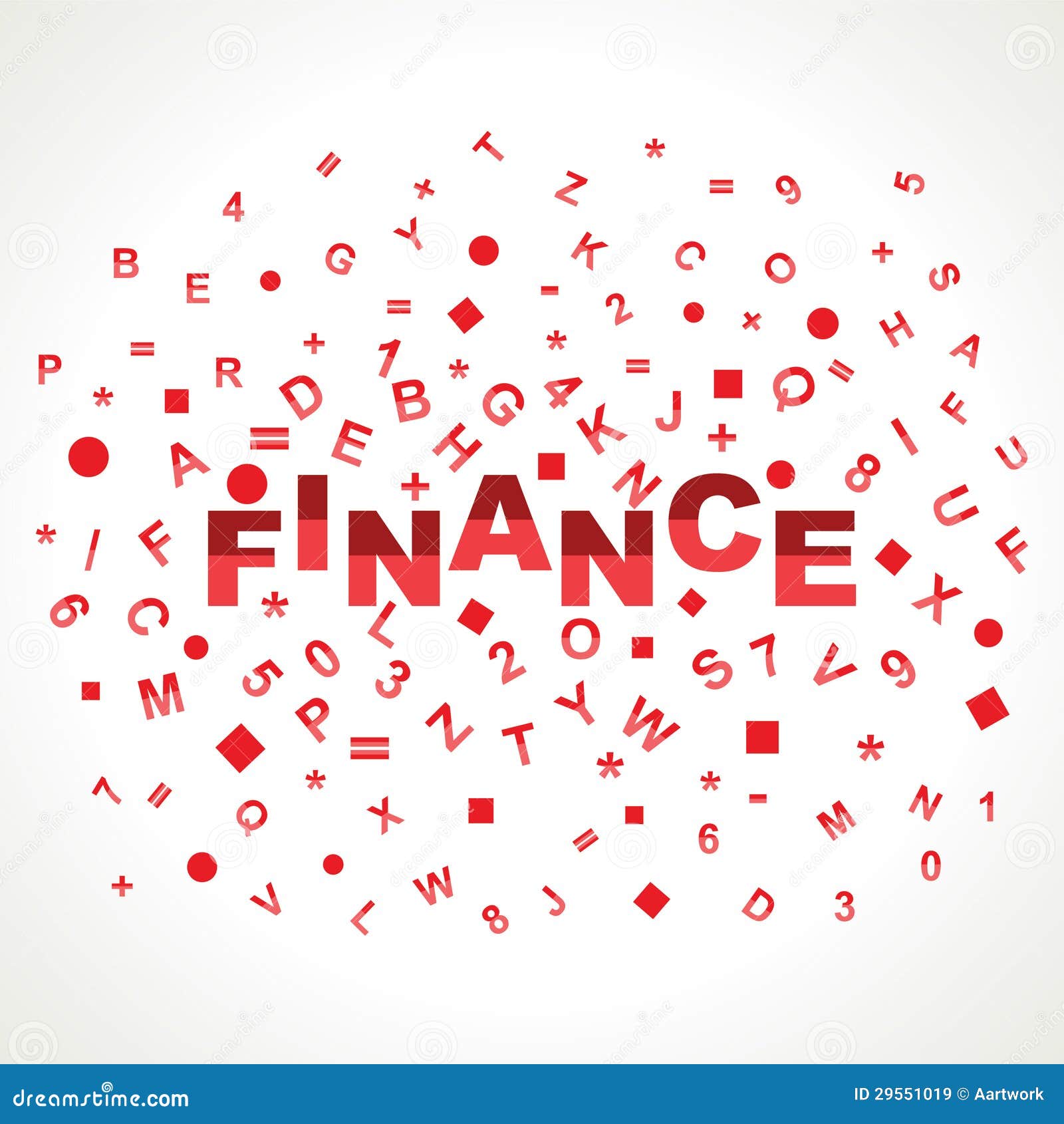 Finance Word with in Alphabets Stock Vector - Illustration of alphabets ...