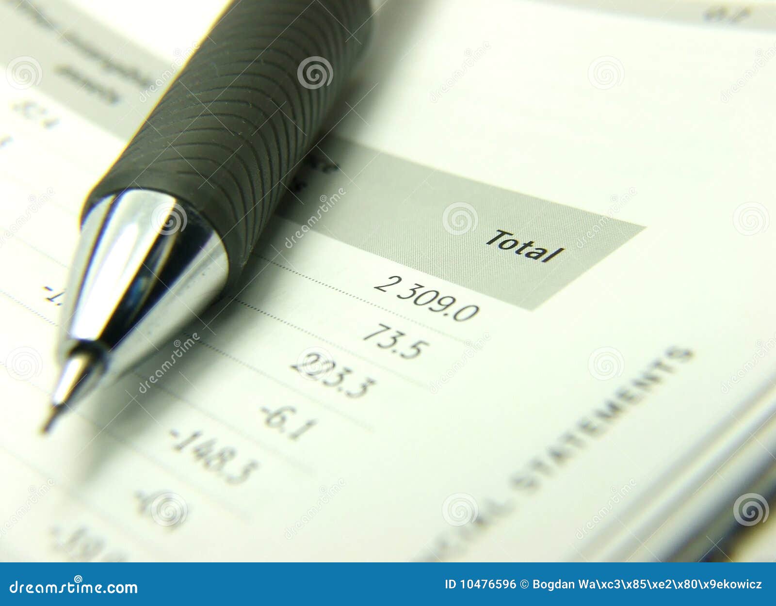 Finances total statements stock photo. Image of figures - 10476596