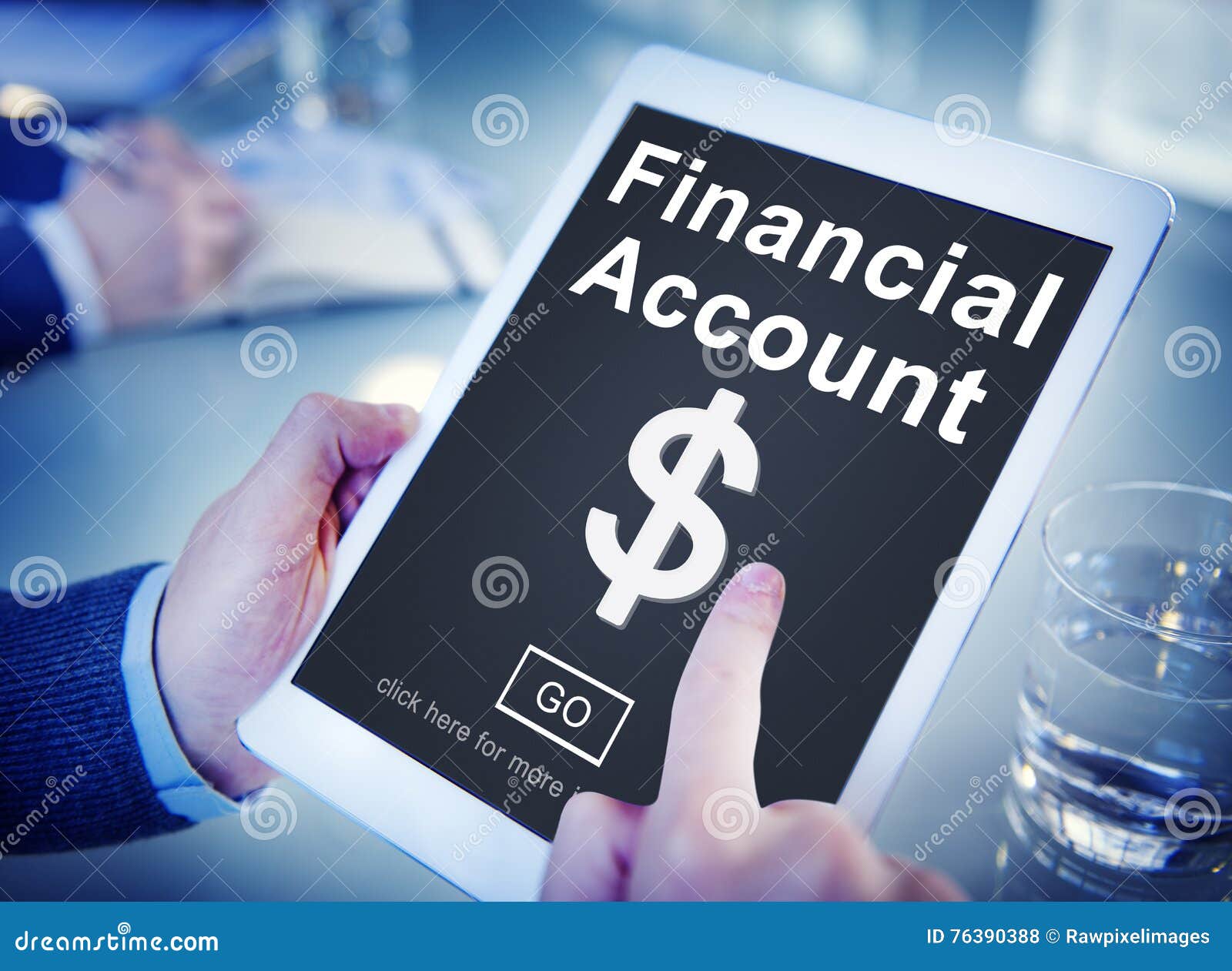 Financial Account Dollar Sign Go Concept Stock Photo - Image of ...