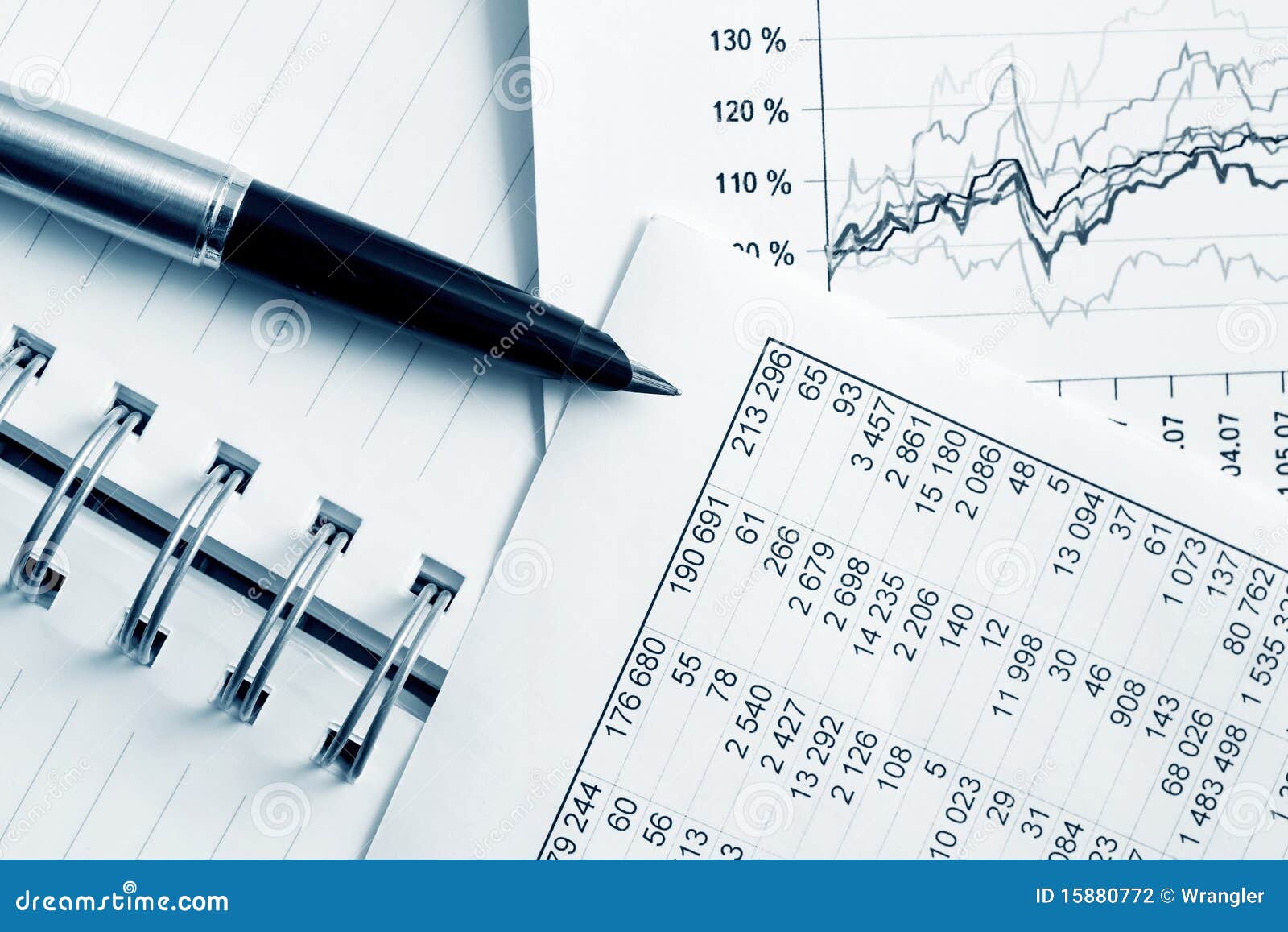 Financial Accounting Stock Market Graphs Charts Stock Photo - Image of ...