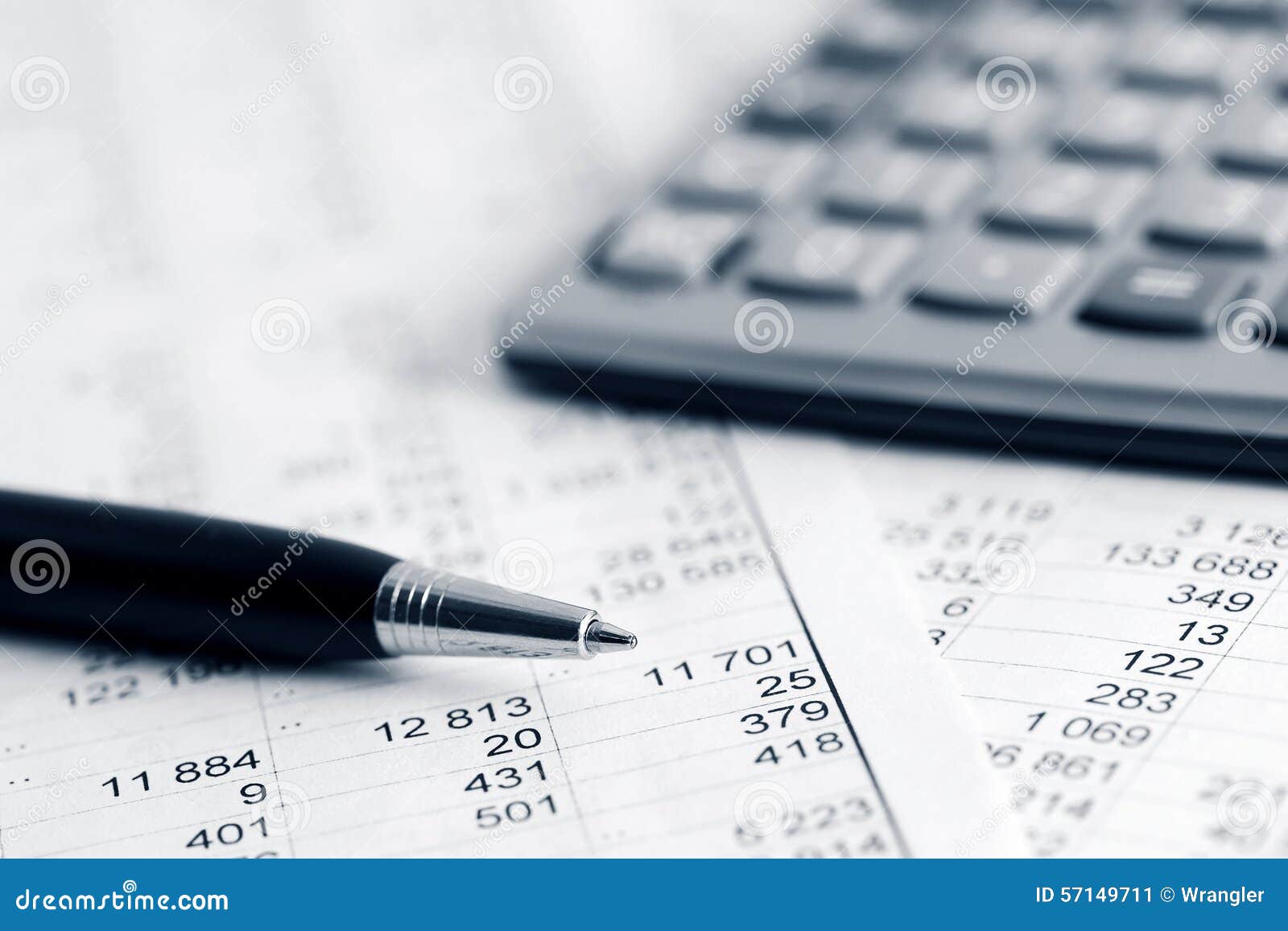 Financial accounting stock image. Image of finance, data - 57149711