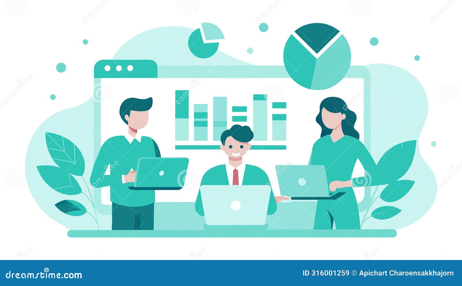 Financial Acumen, Decoding the Numbers for Success Stock Illustration ...