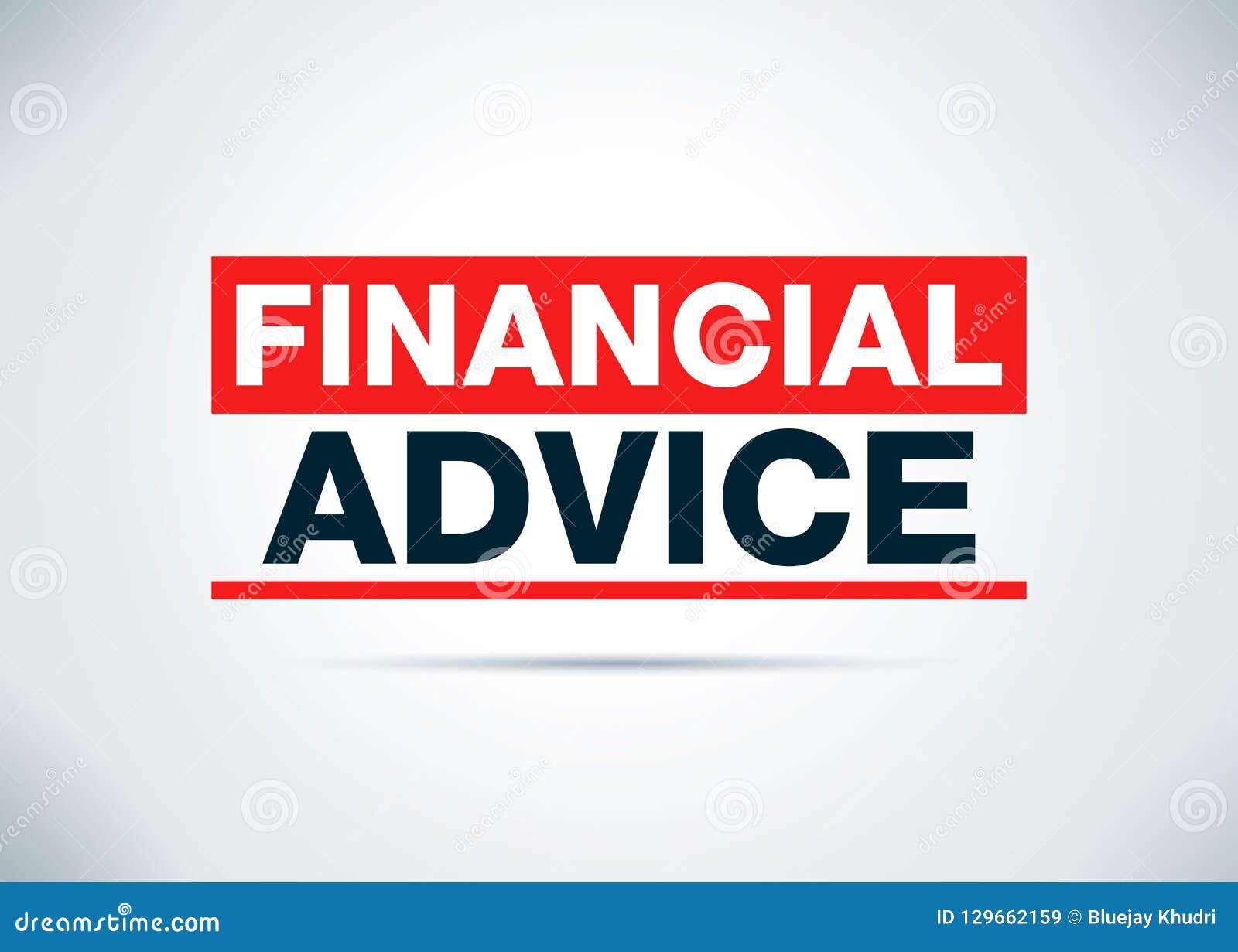 Financial Advice Abstract Flat Background Design Illustration Stock ...