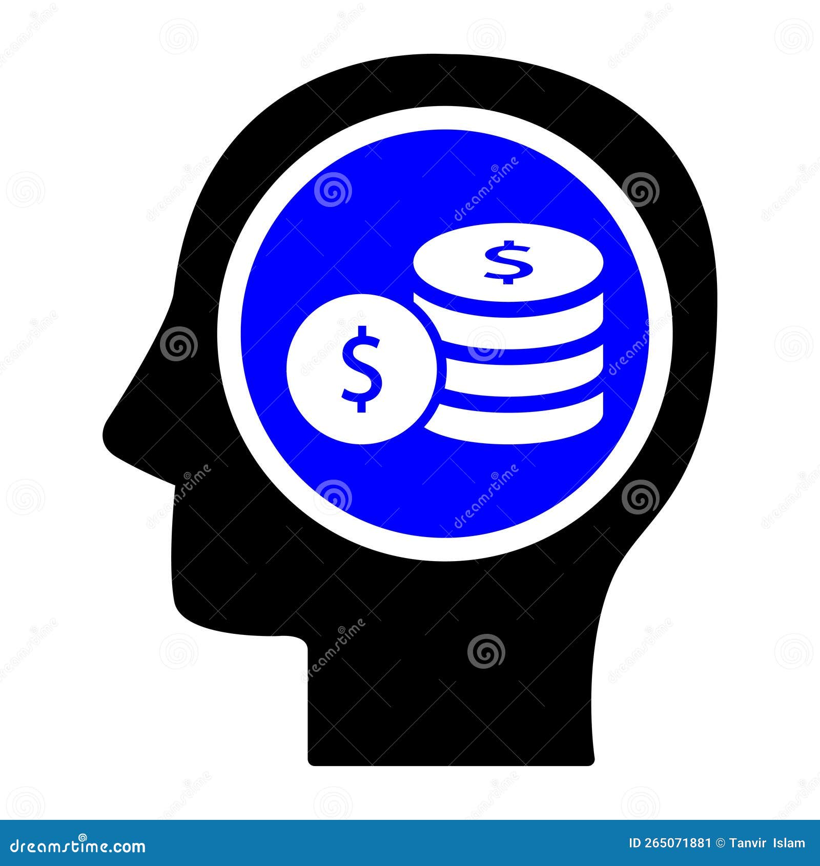 Financial Adviser Icon stock vector. Illustration of money - 265071881