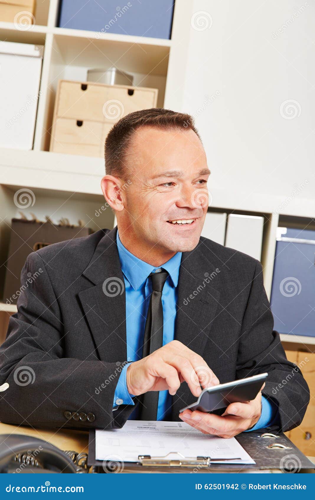 Financial Advisor Calculating Insurance Stock Photo - Image of ...