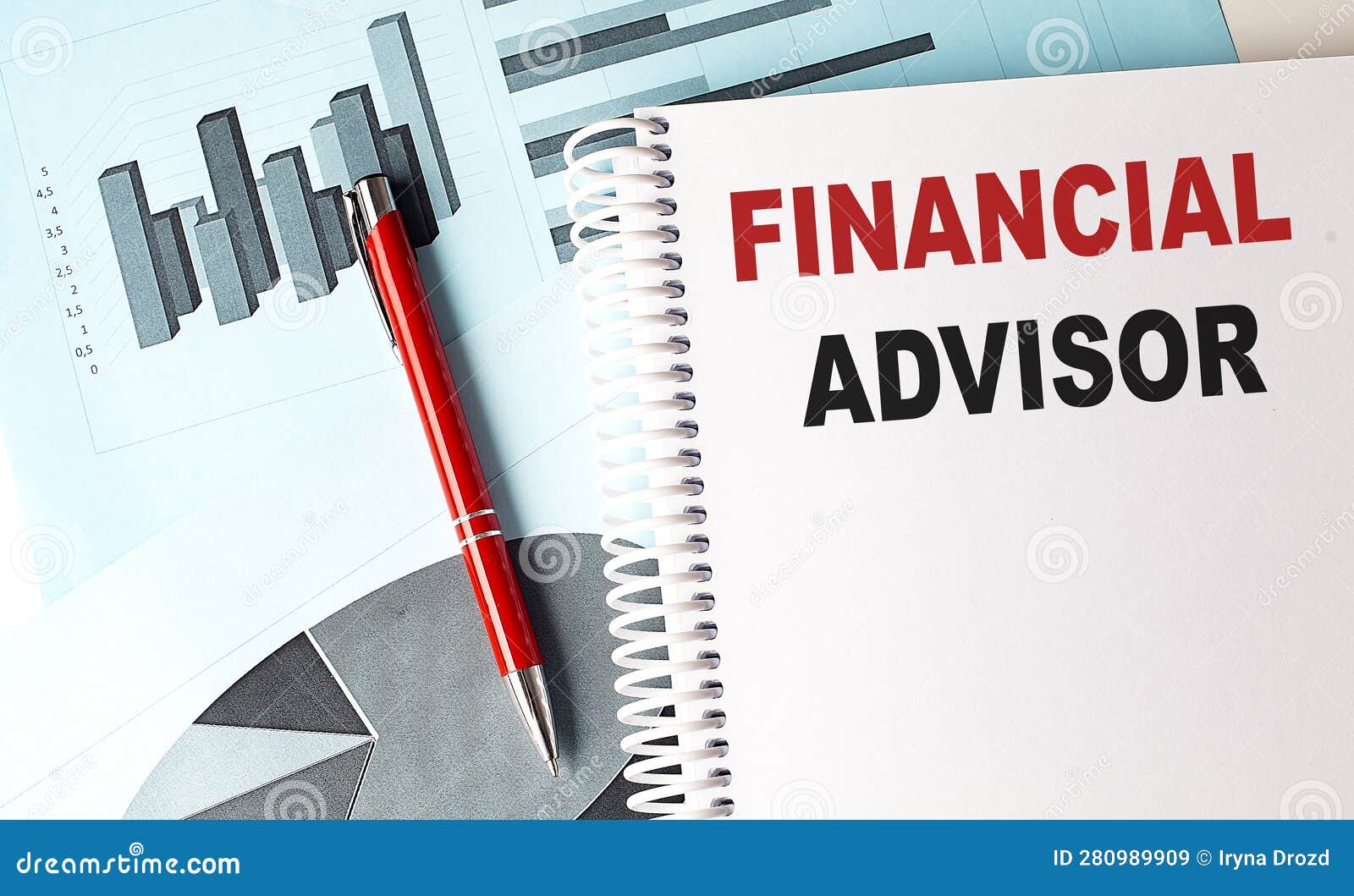 GENERAL MANAGER Word on the Pink Paper with Office Tools on White ...